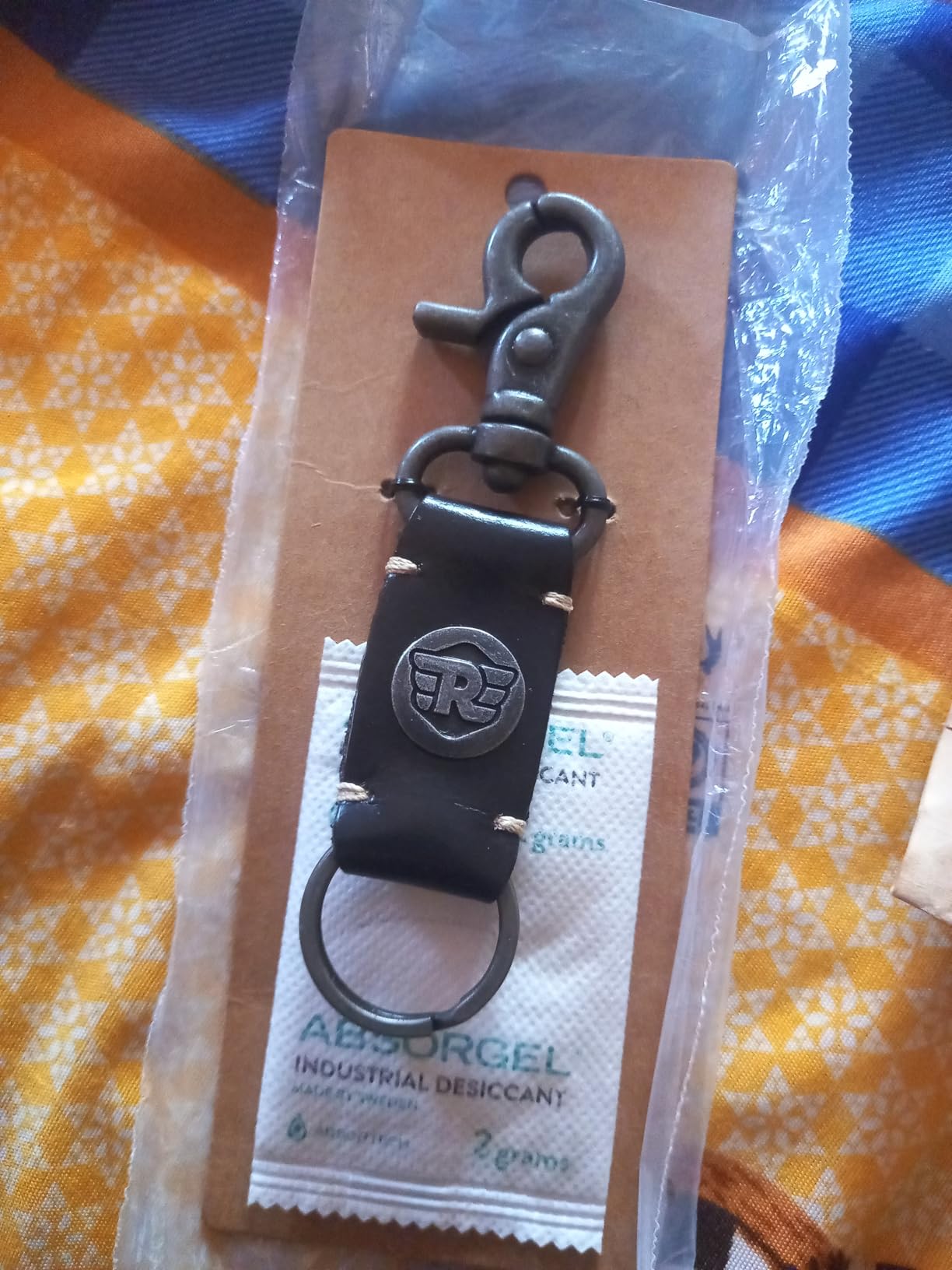 Royal Enfield Black Leather Key Chain (RLCKCH000008) : Amazon.in: Fashion