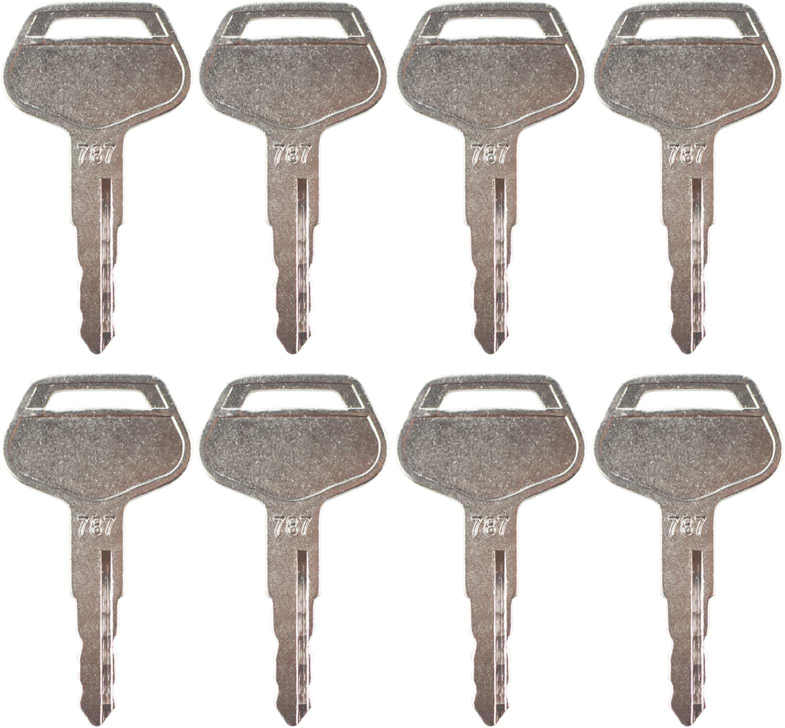 Amazon.com: Pair (2 Keys) Komatsu Equipment Key-Ignition key for ...