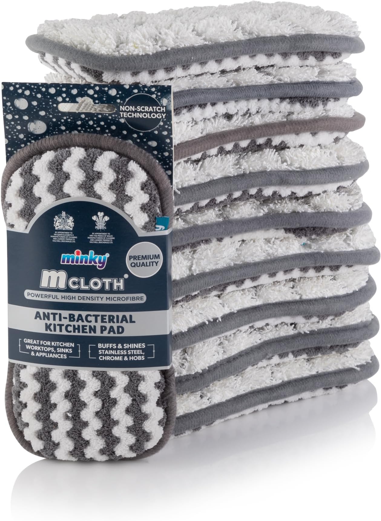 Bundle of 2 - Minky M Cloth Anti Bacterial Cleaning Pad - Mrs Hinch ...