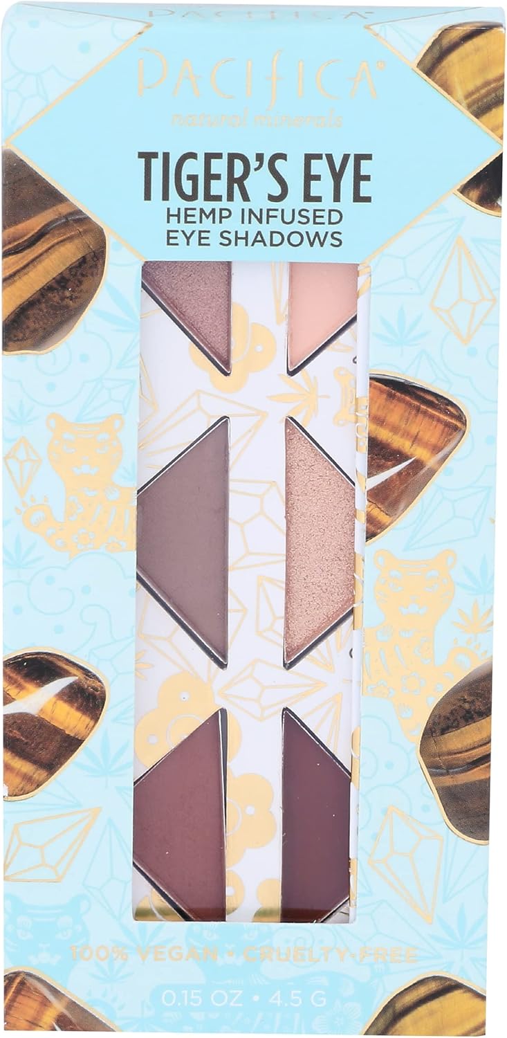 PACIFICA Tiger's eye palette(6 shades), 0.15 Ounce, Assorted : Amazon ...