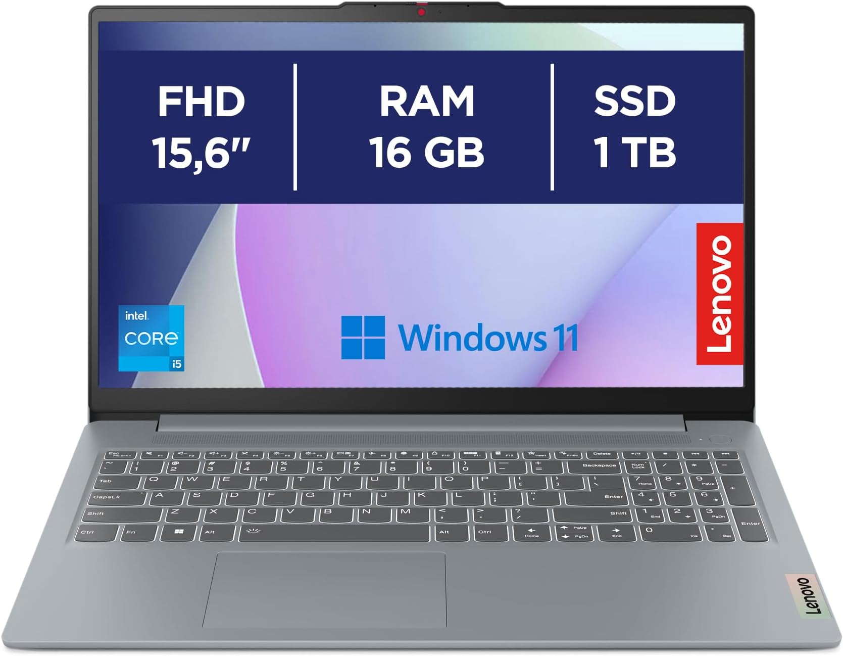Lenovo IdeaPad Slim 3 Notebook 15,6” FHD (1920x1080), AMD Ryzen 7 7730U ...