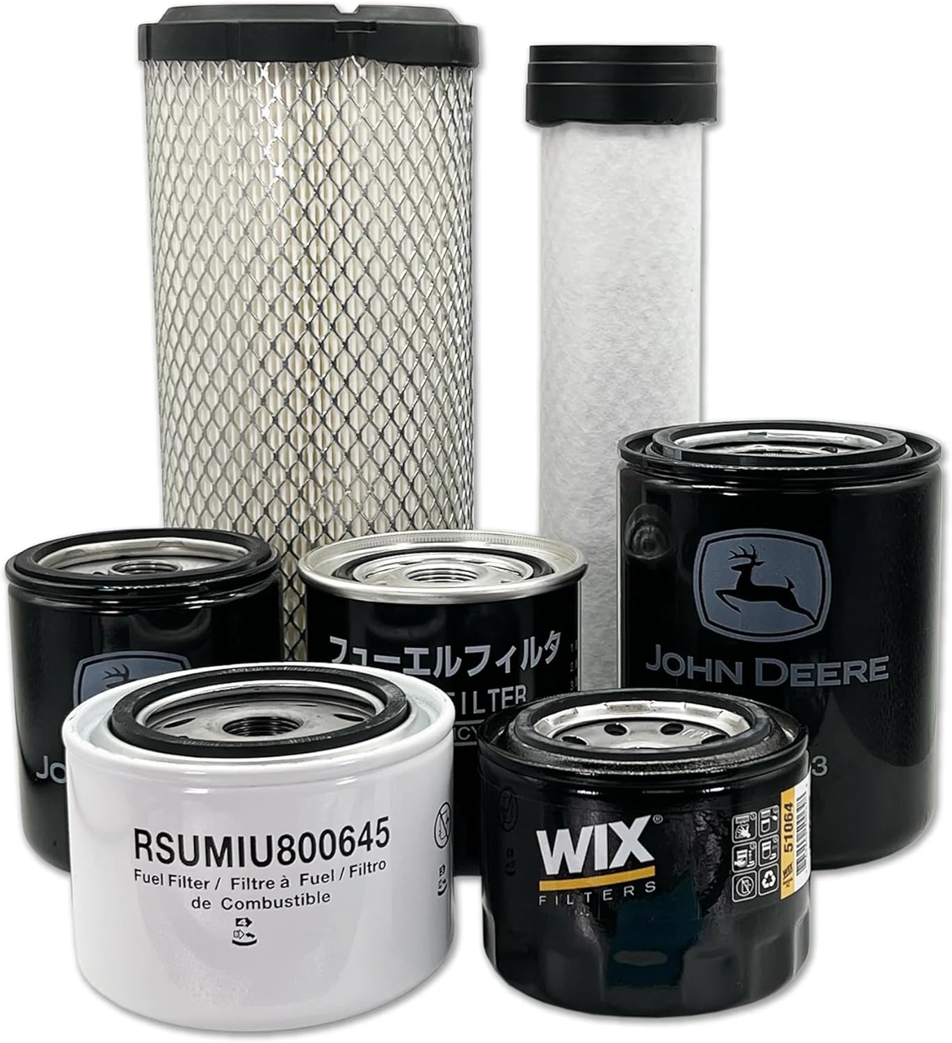 Amazon.com: HERO Maintenance Filter Kit For John Deere 2038R Utility ...