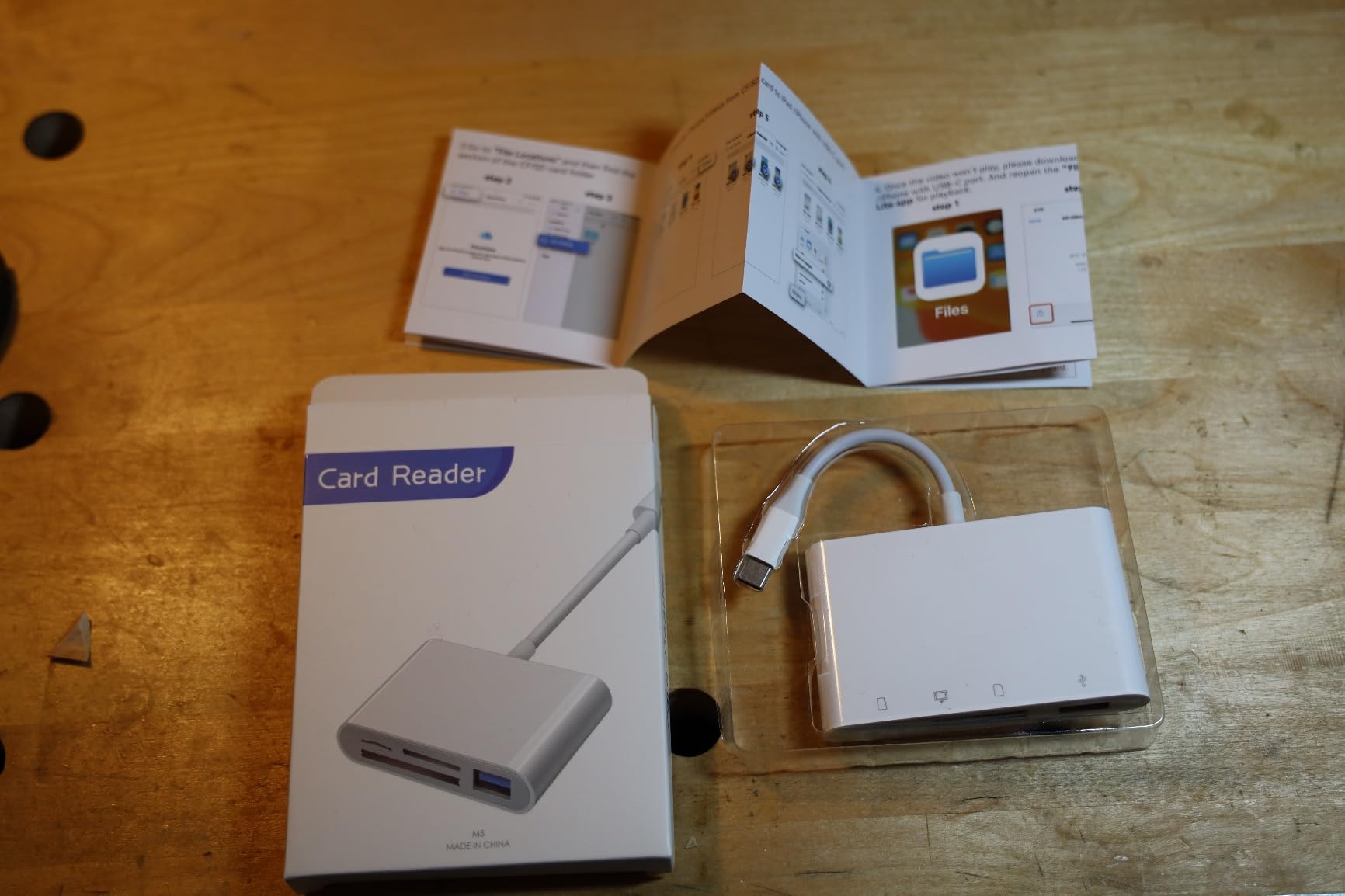 USB C to SD CF Card Reader, SD Card Adapter with SD MicroSD CF Compact ...