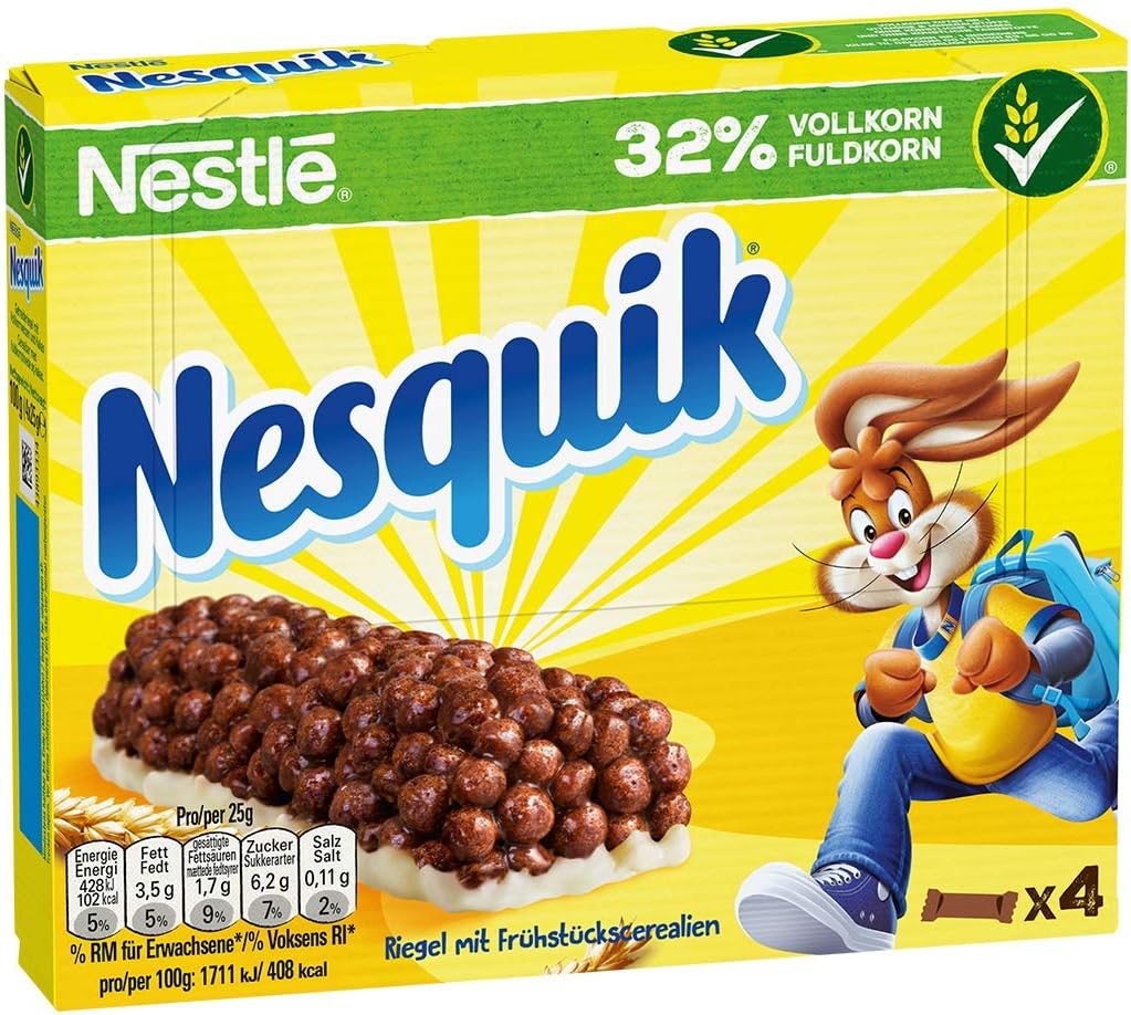 Nestlé Cerealien Nesquik Bar 100g : Amazon.com.be: Grocery