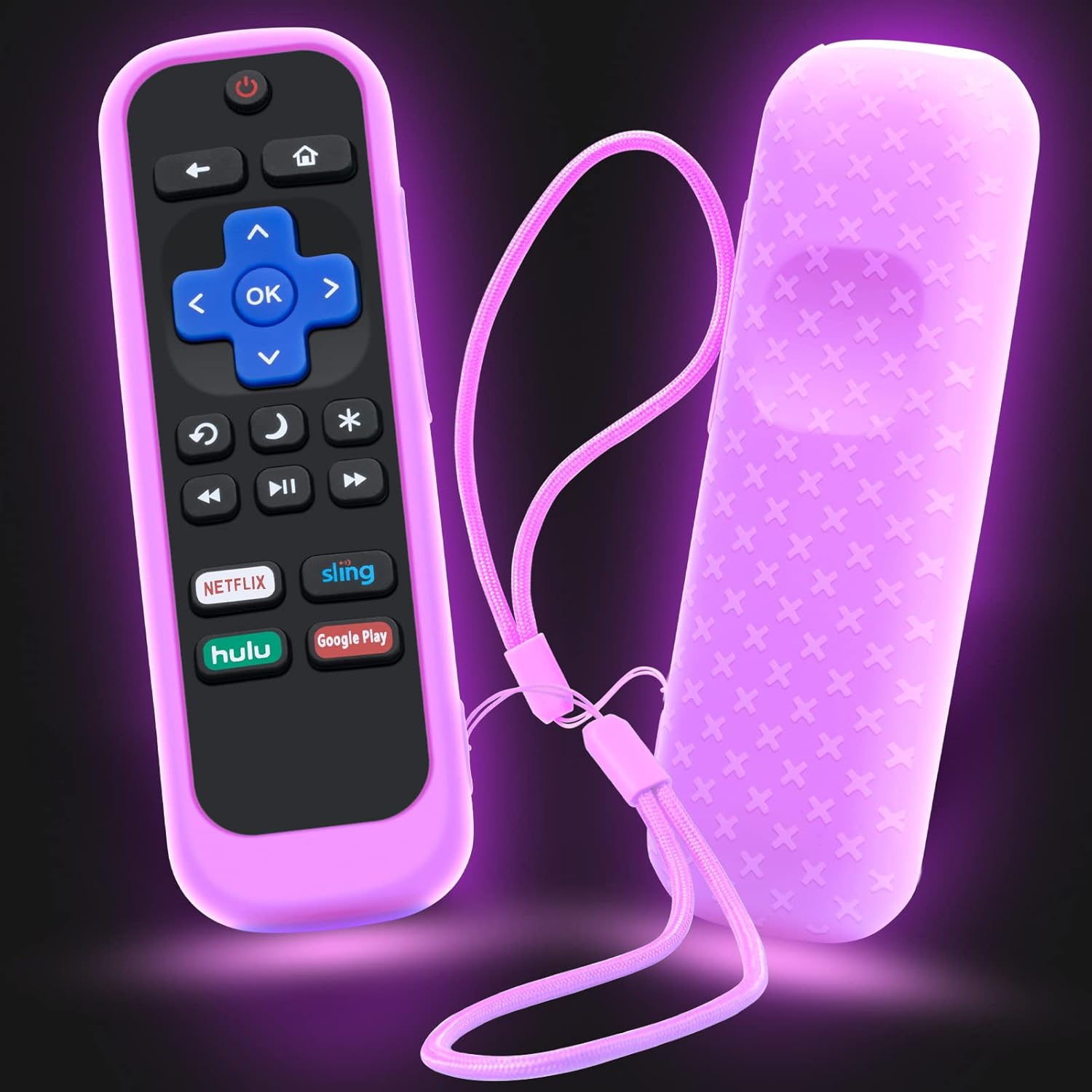 Amazon.com: Case for Roku Remote, Cover for Hisense/TCL Roku TV ...