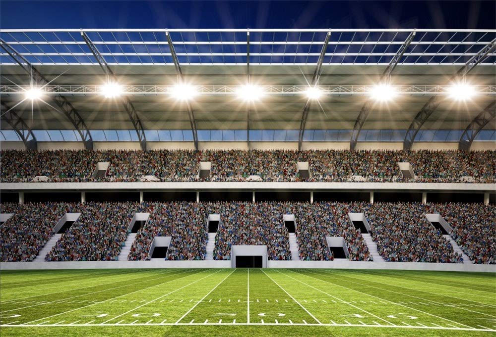Buy 10x7ft Football Stadium Center Backdrop Decoration Indoor Sports ...