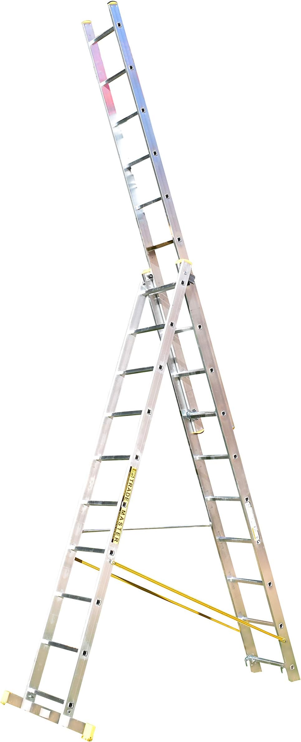 10 Rung Combi All-in-One Extension Ladder, Step Ladder & Free Standing ...