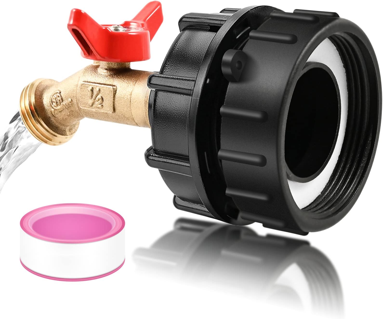 Amazon.com : IBC Water Tank S100 x 8 3" Coarse Thread to 2" Fine Thread ...