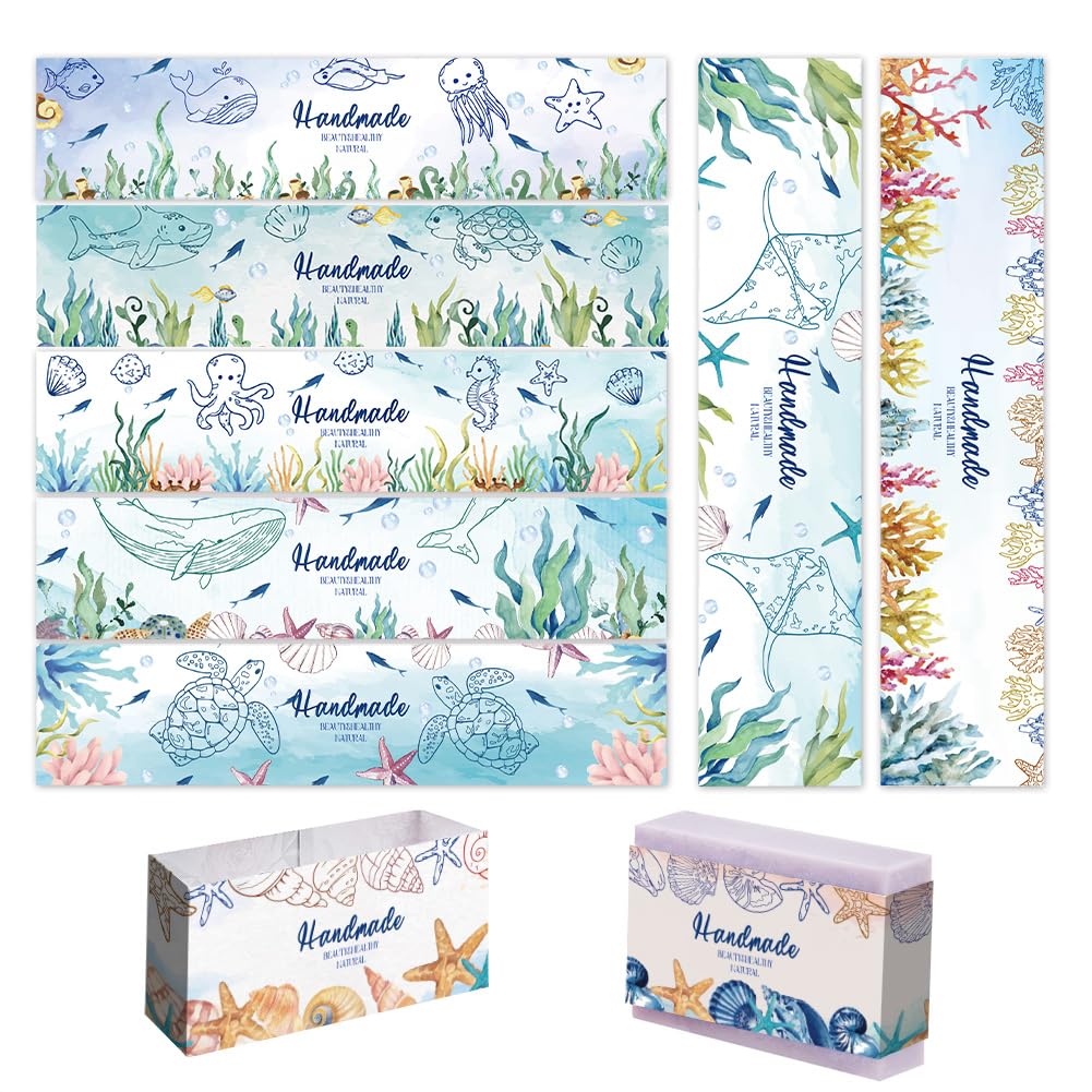 Amazon.com: PH PandaHall 90pcs Ocean Soap Wrappers, 9 Styles Soap ...