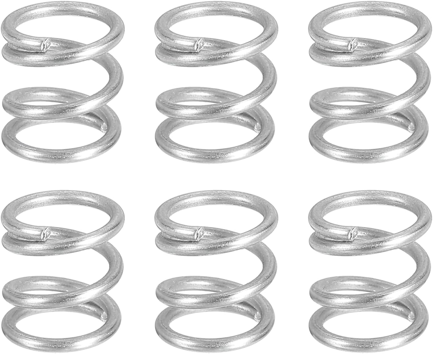 Amazon.com: uxcell 6Pcs Compression Springs, 1.2mm Wire Diameter x 10mm ...