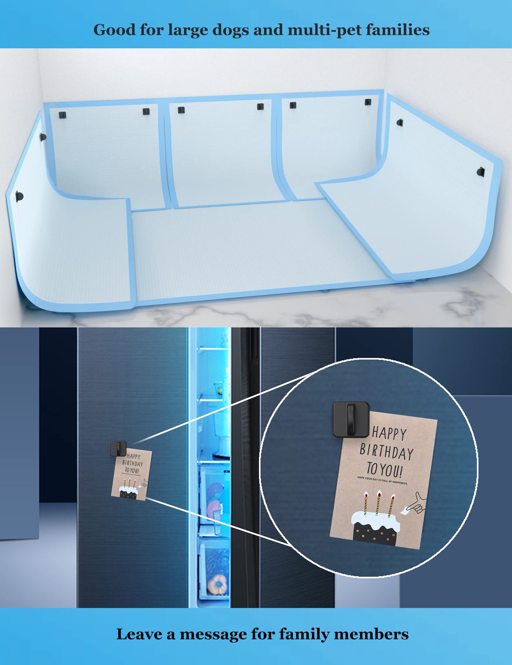 Washable Dog Pee Pads Magnetic Dog Pee Pad Holder - Wall Mount For Leg ...