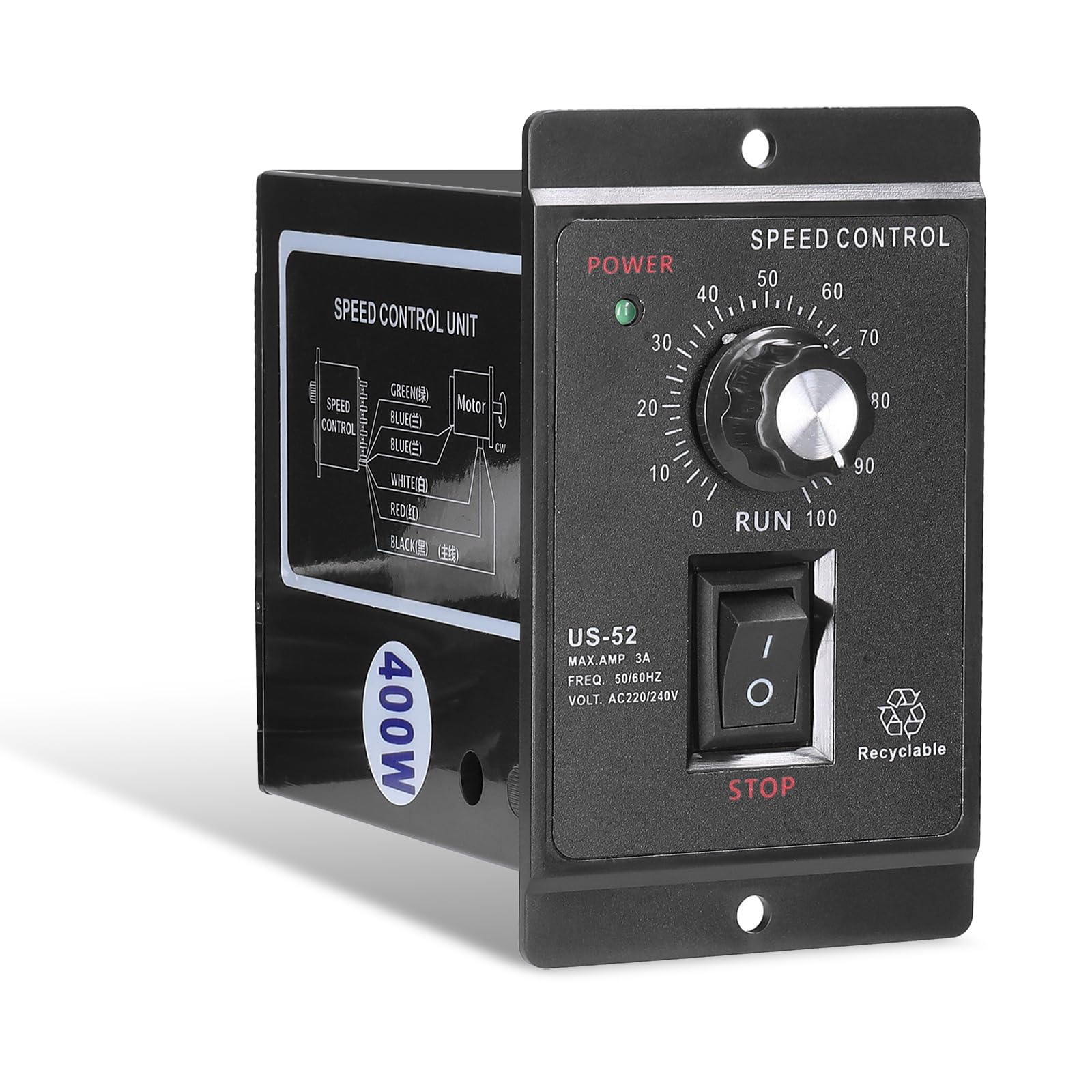 Amazon.com : AC 220V Electrical Motor Controls, 400W Motor Speed ...