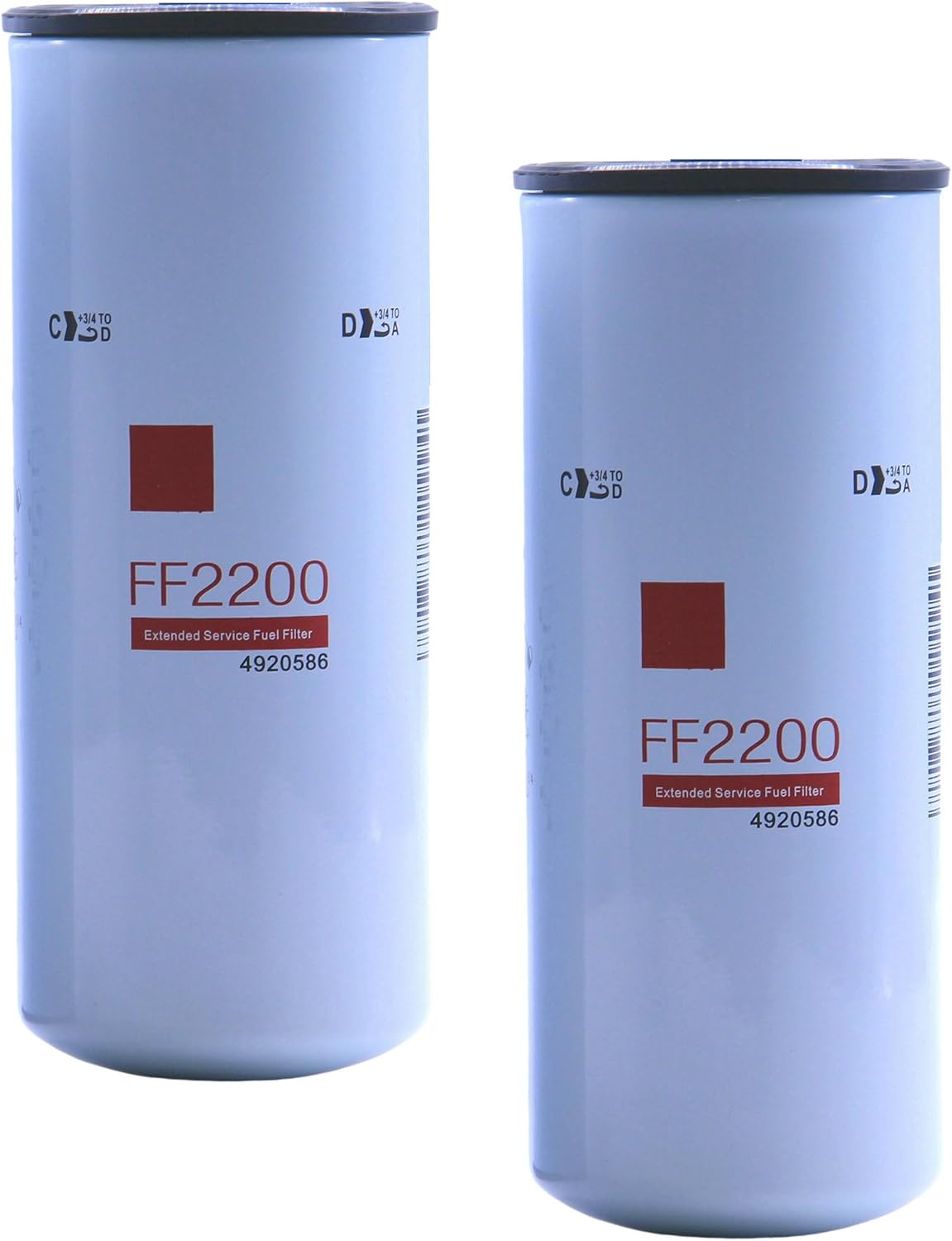 Amazon.com: 2 Pack of FF2200 Fuel Filter Replaces 4088272, 4920586 ...