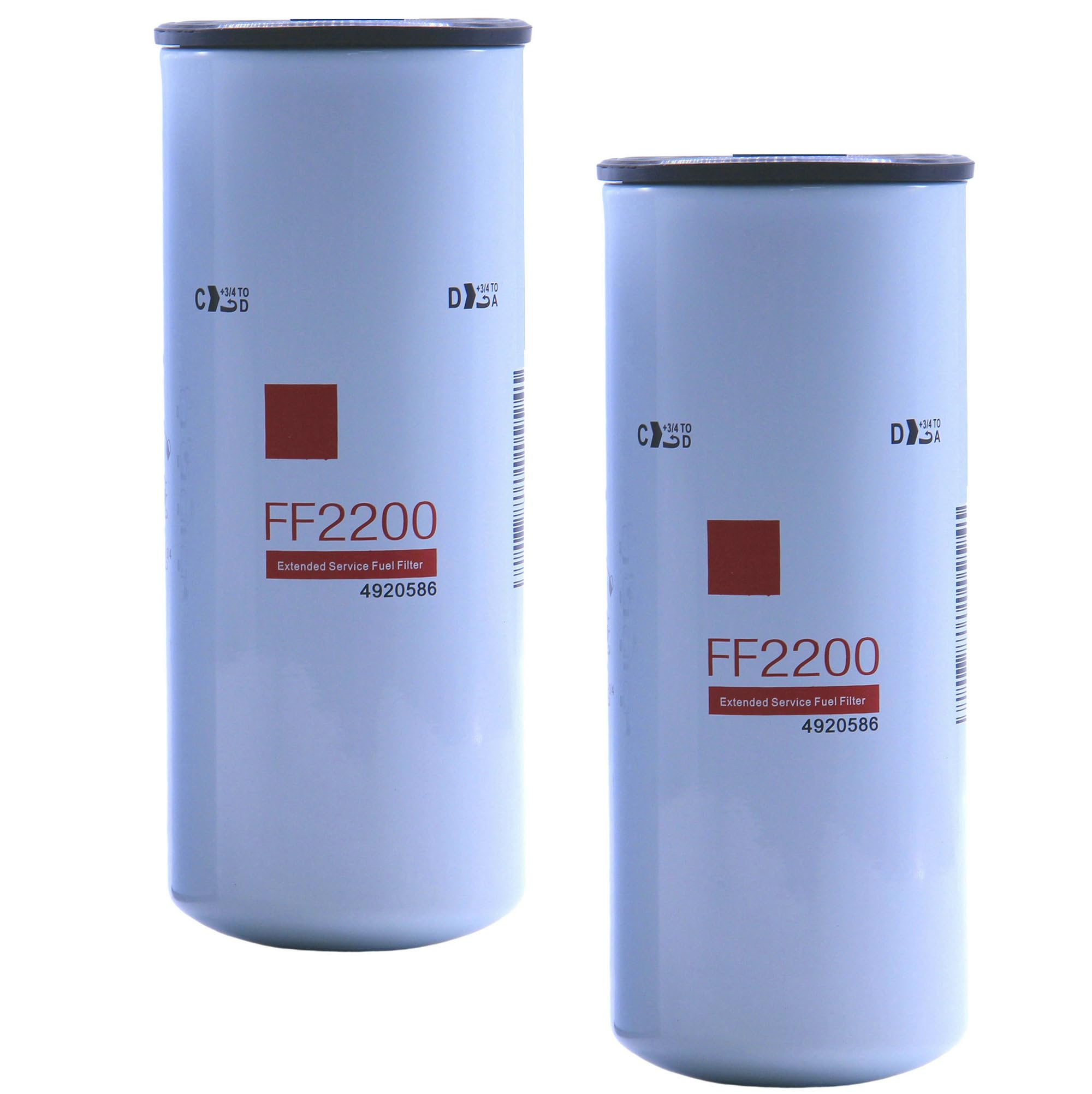 Amazon.com: 2 Pack of FF2200 Fuel Filter Replaces 4088272, 4920586 ...