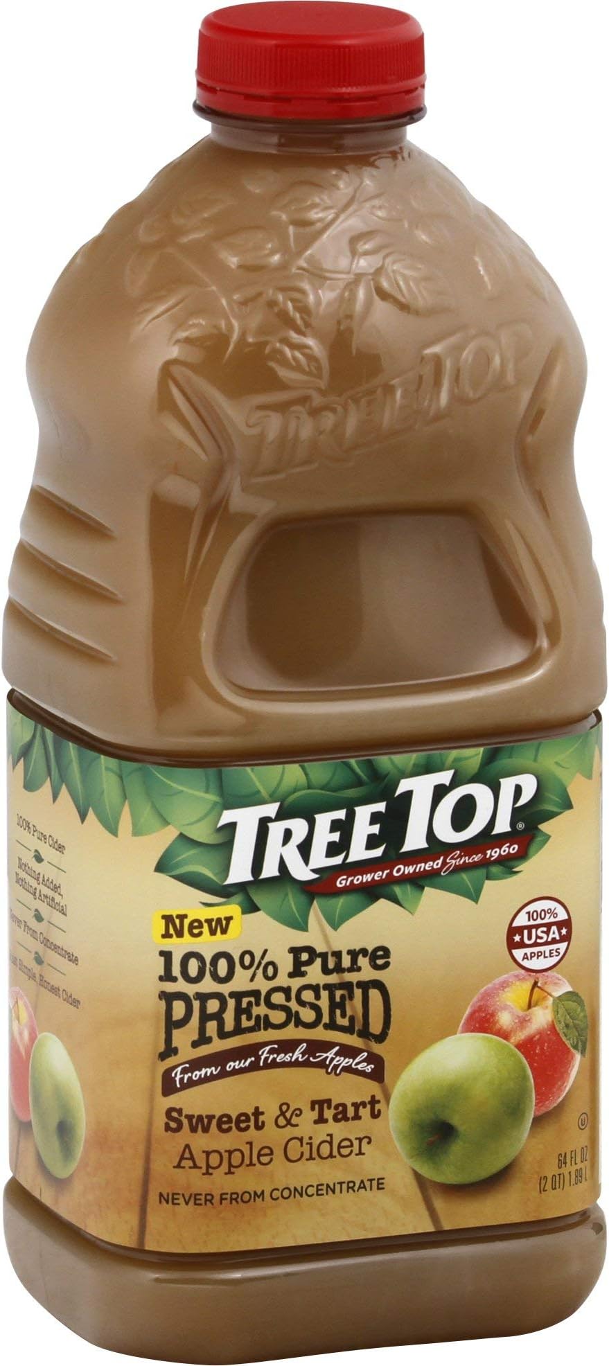 Amazon.com : Tree Top Apple Cider Sweet & Tart, 64 Fl Oz : Grocery ...