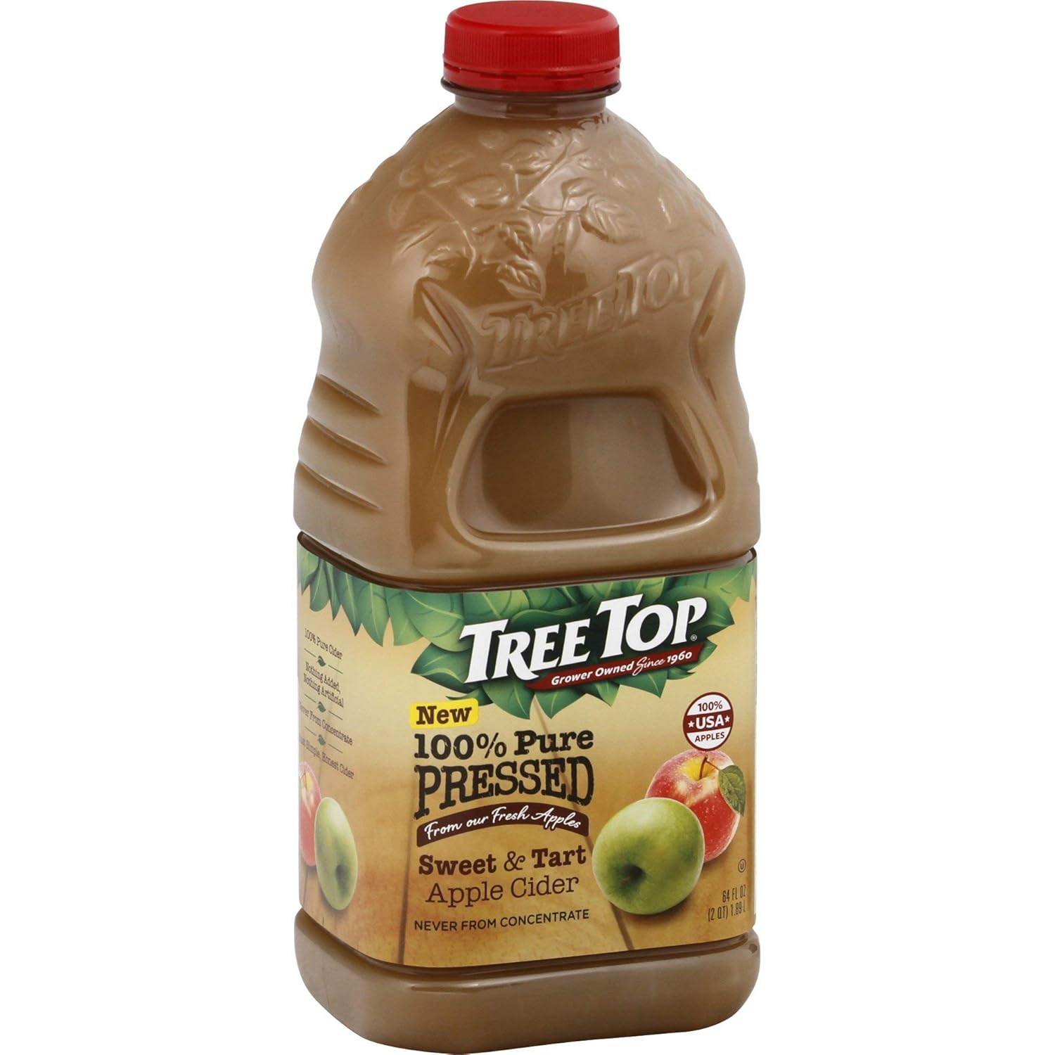 Amazon.com : Tree Top Apple Cider Sweet & Tart, 64 Fl Oz : Grocery ...