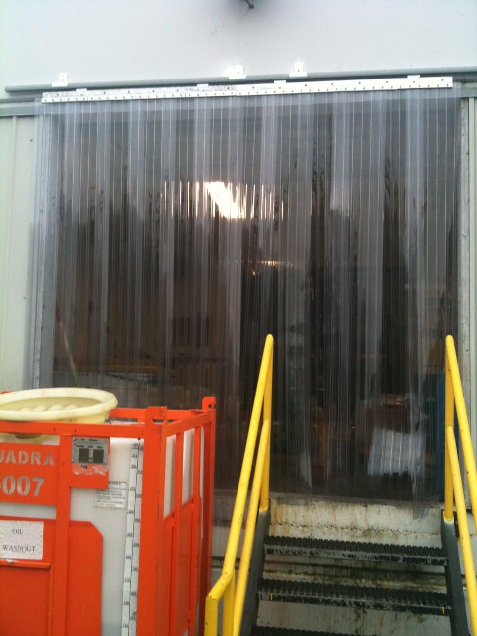 Amazon.com: Strivide - Vinyl Plastic Strip Curtain Door Kit 120 in. (10 ...