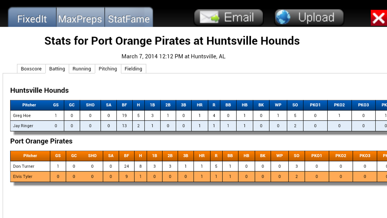 Baseball ScoreBook - App on Amazon Appstore