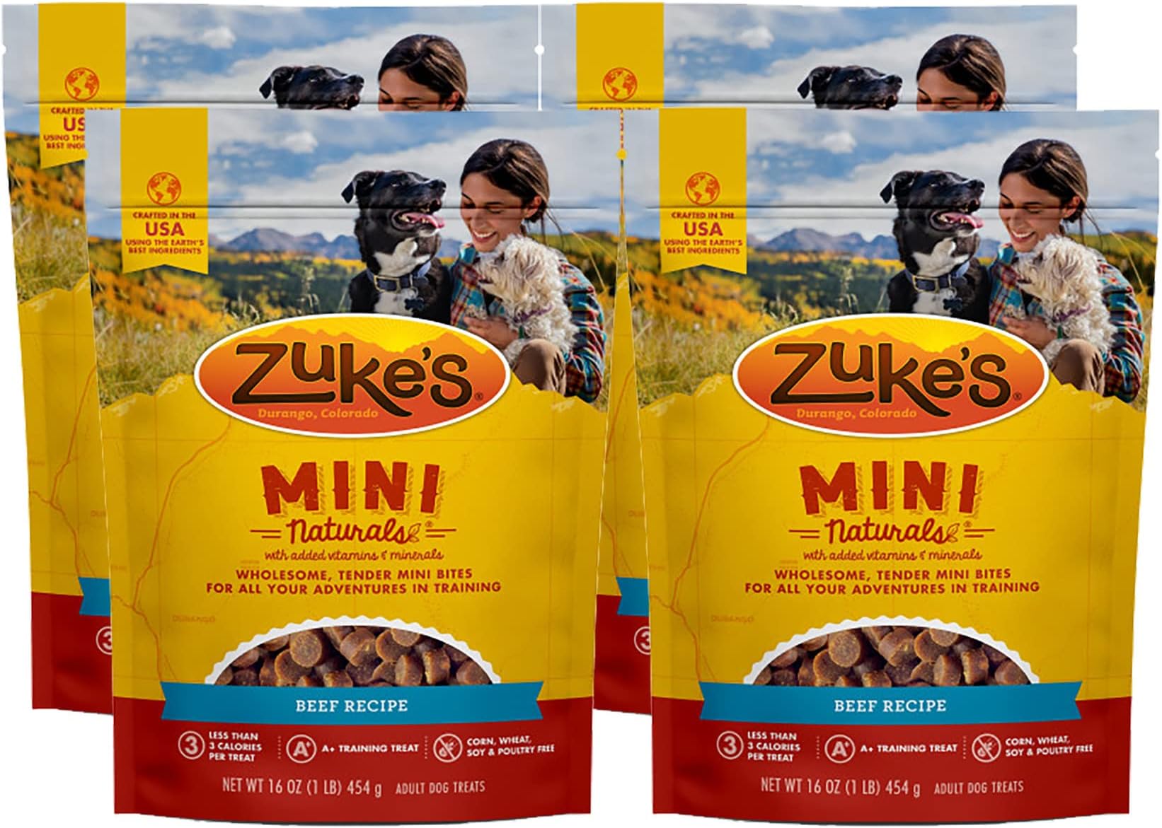 Amazon.com : Zuke’s Mini Naturals Soft And Chewy Dog Treats For ...
