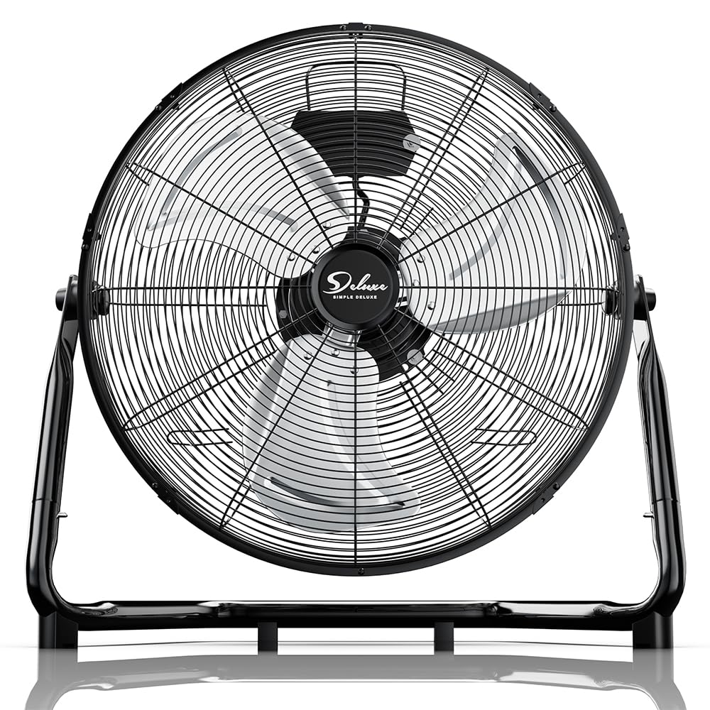 Snapklik.com : Simple Deluxe 18 Inch 3-Speed High Velocity Heavy Duty ...
