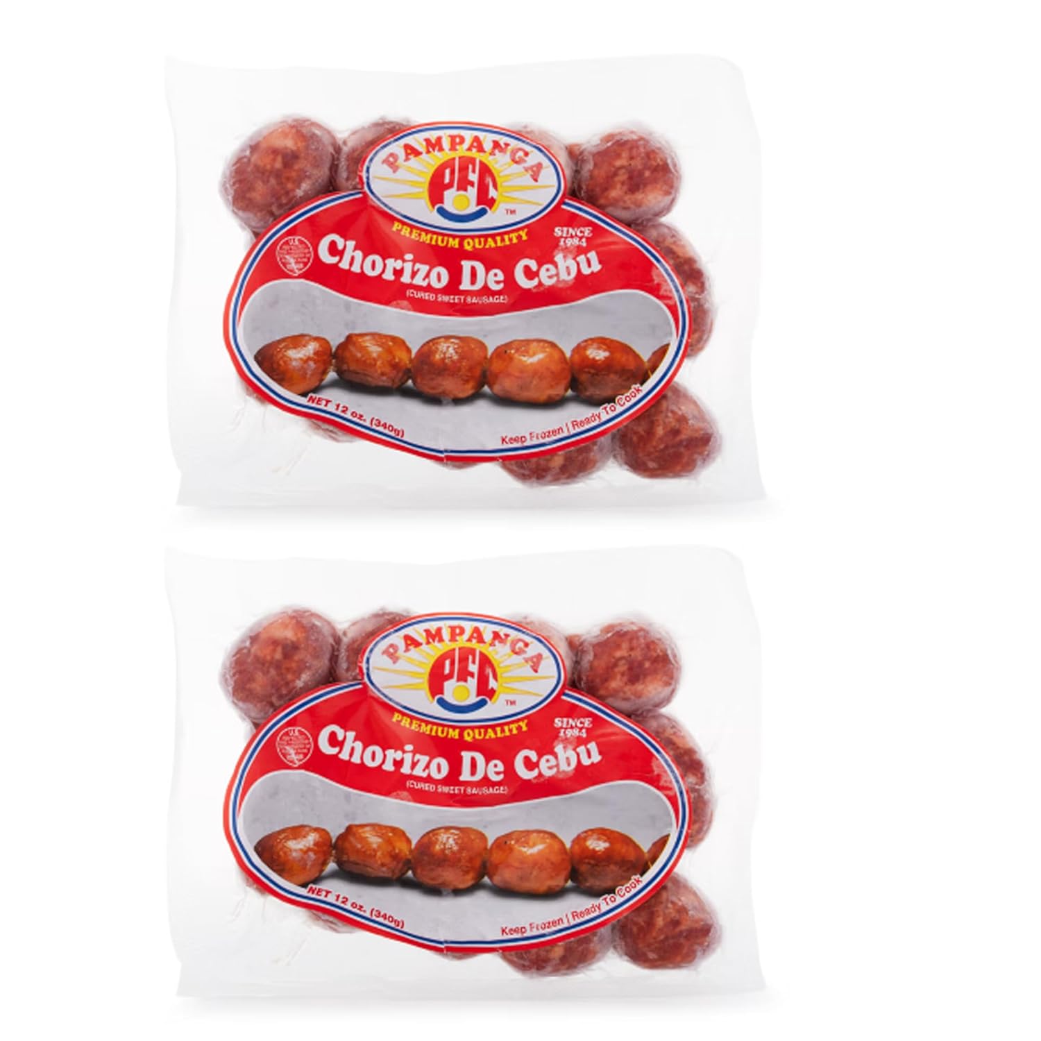 Amazon.com: Chorizo de Cebu, 12 oz (2 Packs), 18 pcs per pack, Filipino ...