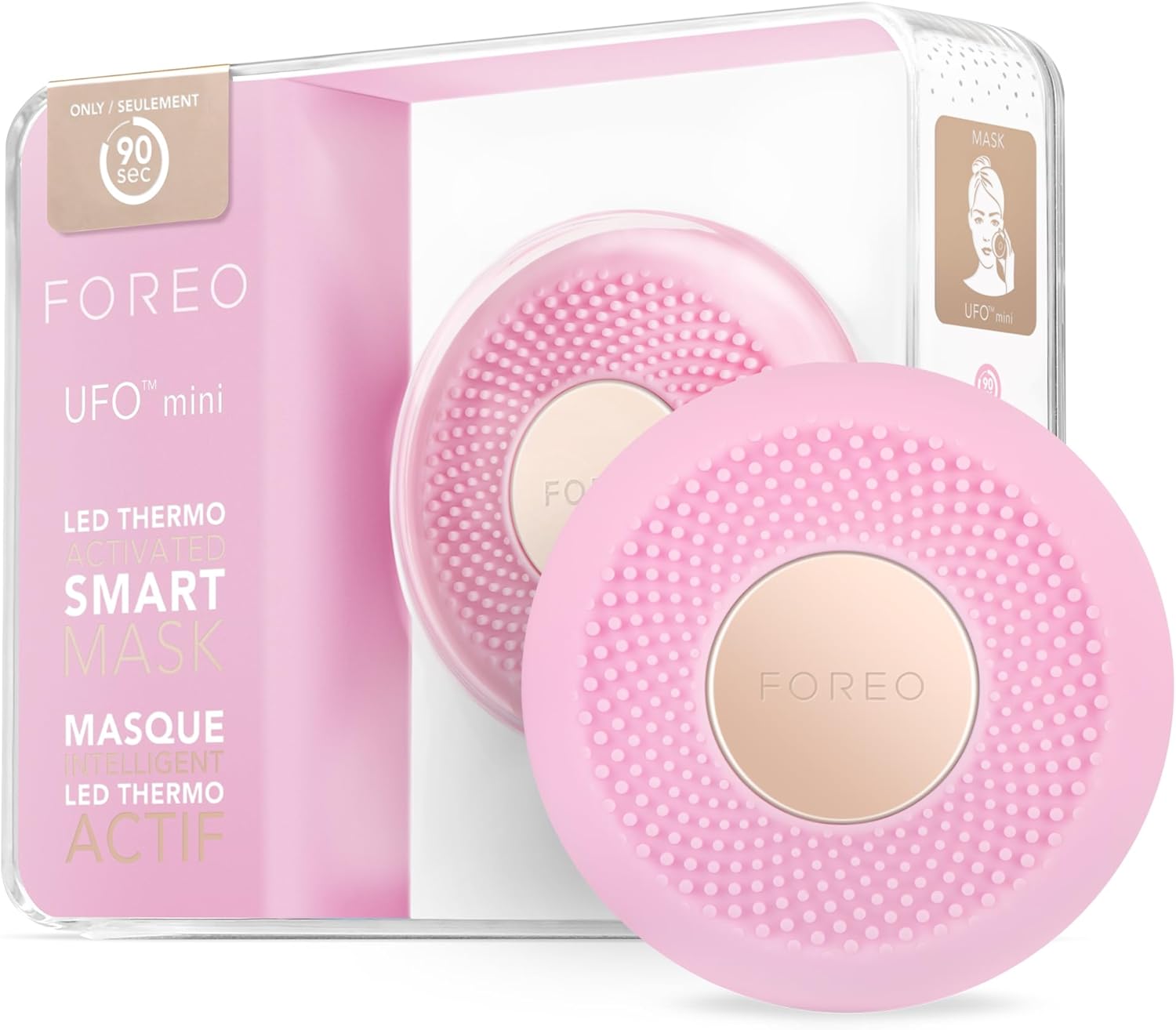 Foreo Ufo Mini Full Facial Led Mask Treatment, Red Light Therapy, Face ...