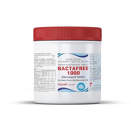 Bactafree 1000 Water Purification Tablets - Disinfectant tablet for ...