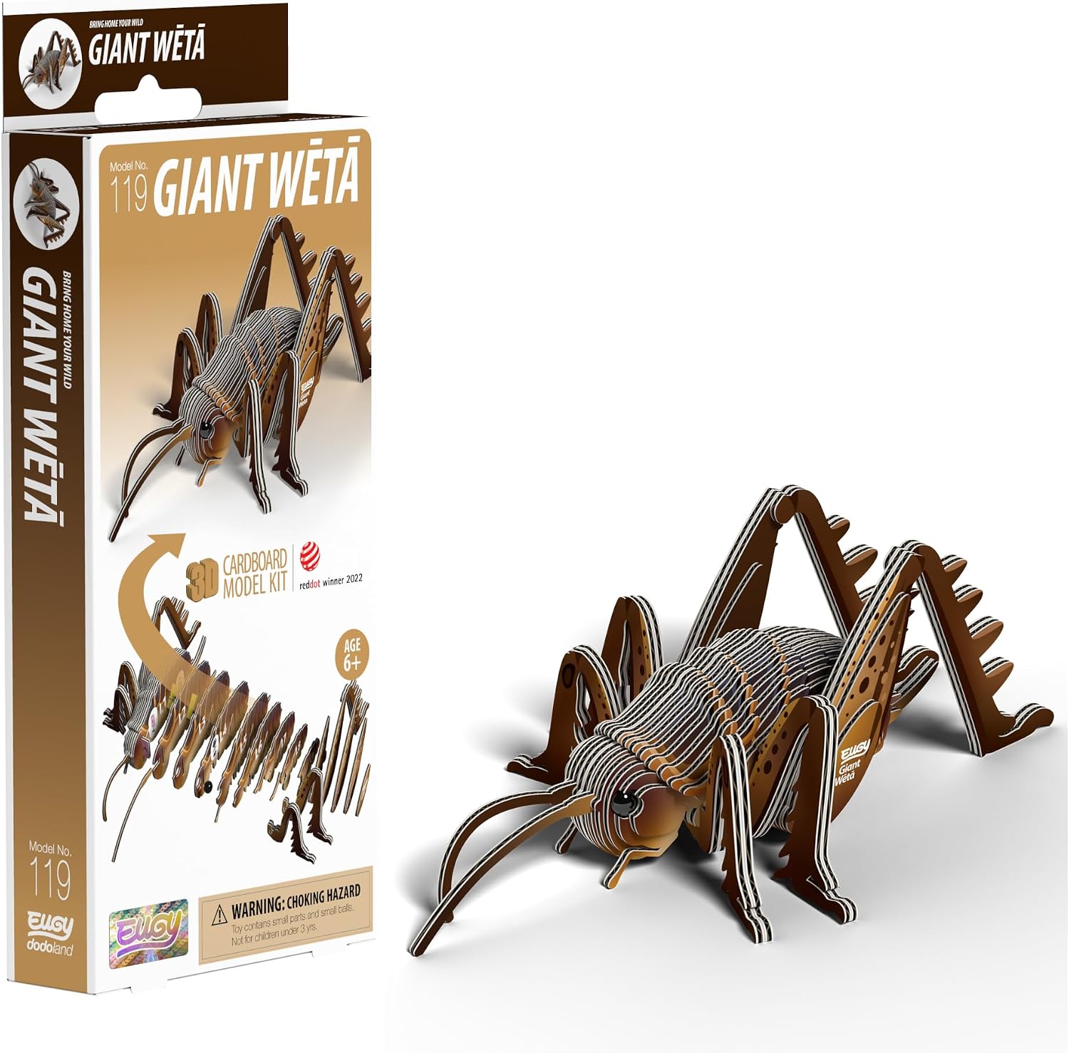 EUGY Giant Weta 3D Model Craft Kit : Amazon.co.uk: Toys & Games