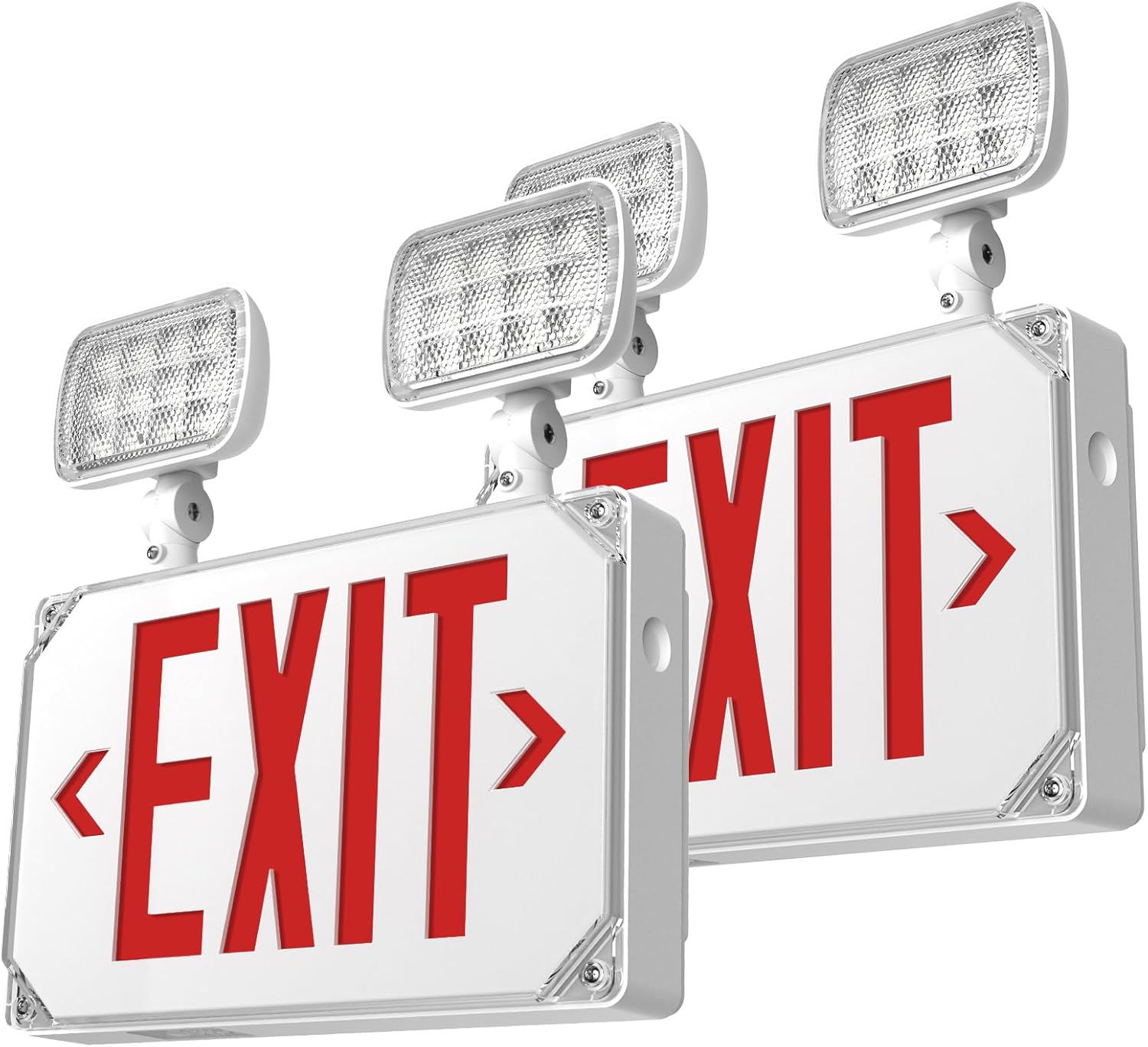 Amazon.com: FREELICHT 2 Pack Waterproof IP65 Exit Sign with Emergency ...