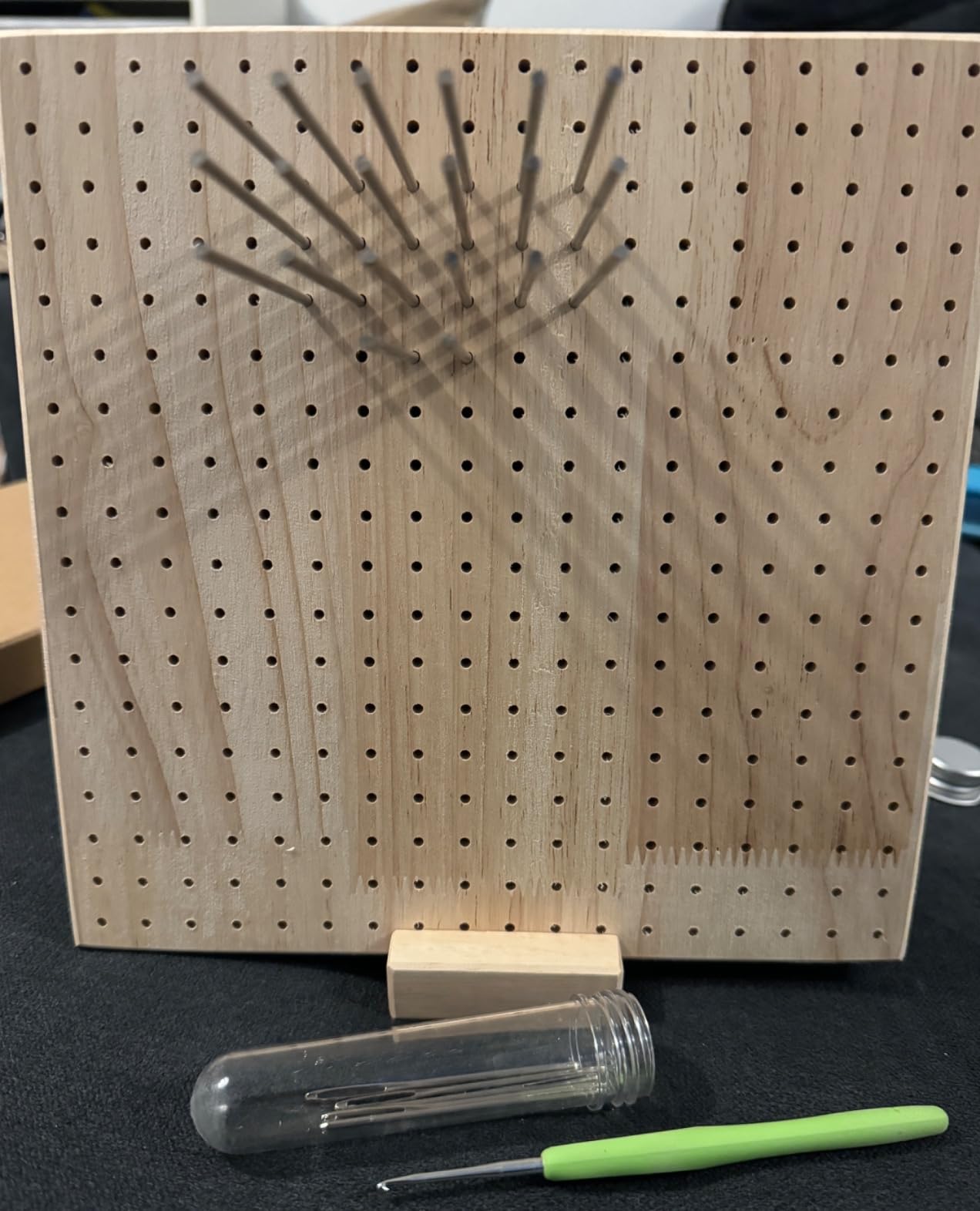 9.25 Inch Crochet Blocking Board and Pins,With Tilt Angle Knitting ...