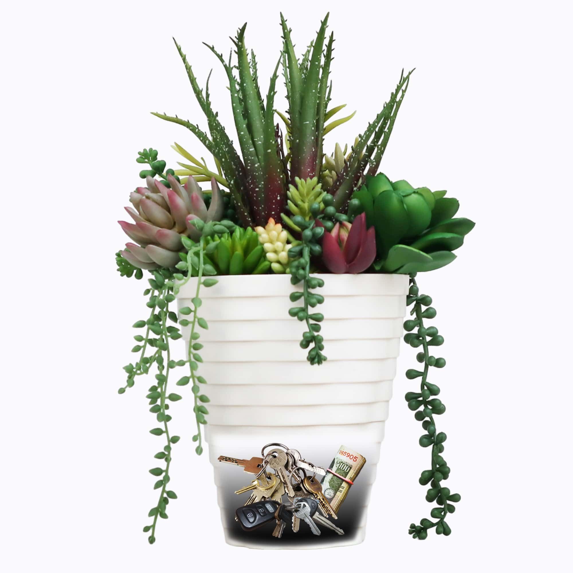 Amazon.com: Suck UK Plant Pots Hideaway Secret Key Hider Secret Safe To ...