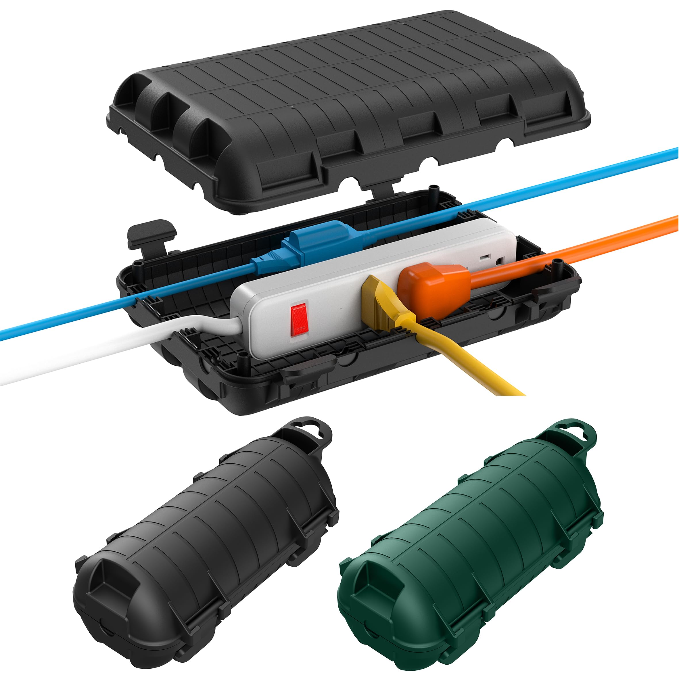 Amazon.com: Outdoor Extension Cord Box, 3Pack Large Waterproof ...