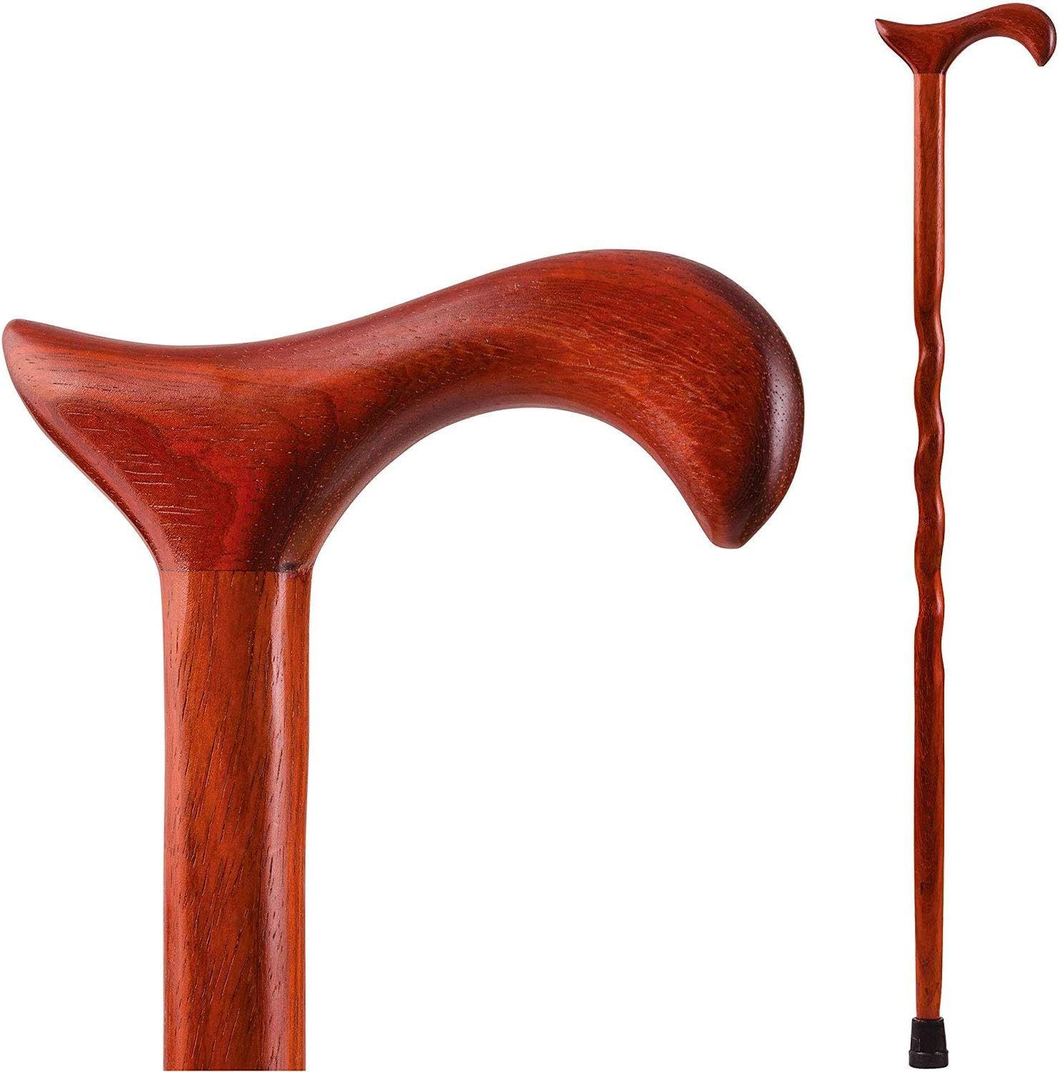 Amazon.com: Handcrafted Wood Walking Cane - Made in the USA by Brazos ...