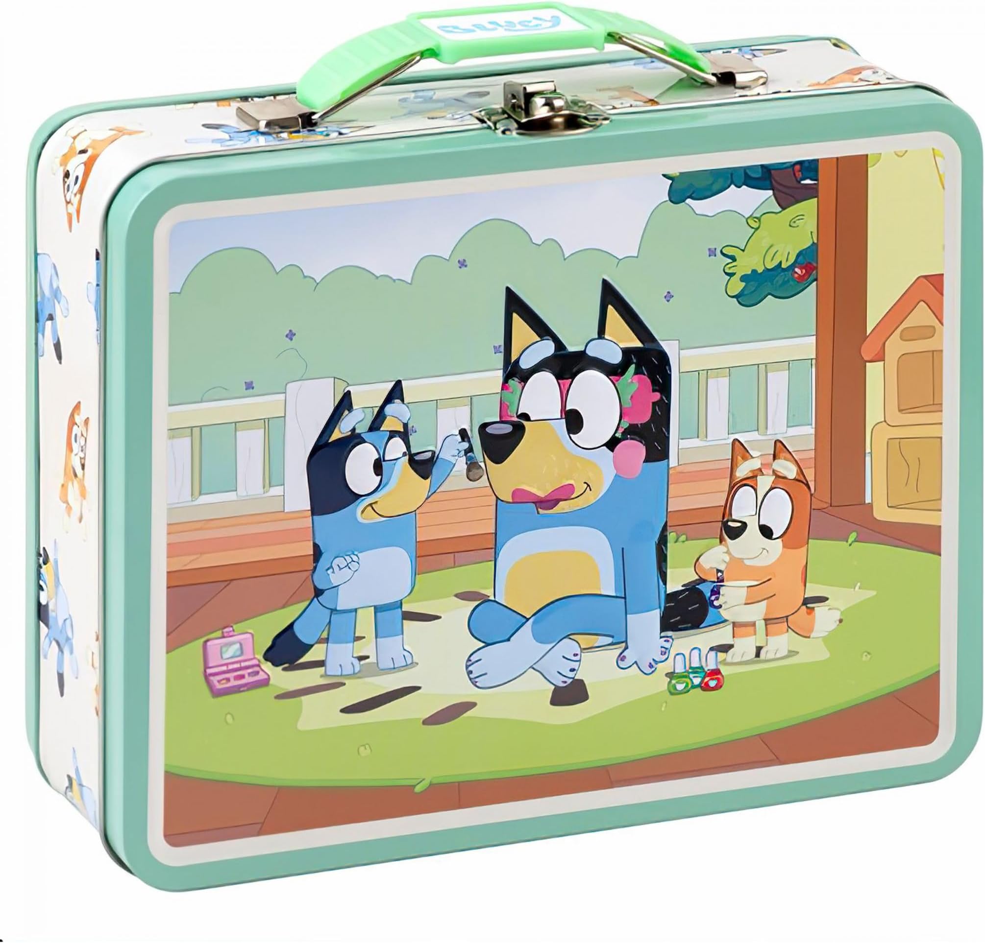 Amazon.com: Bluey and Bingo Dress Up Tin Lunchbox : Home & Kitchen