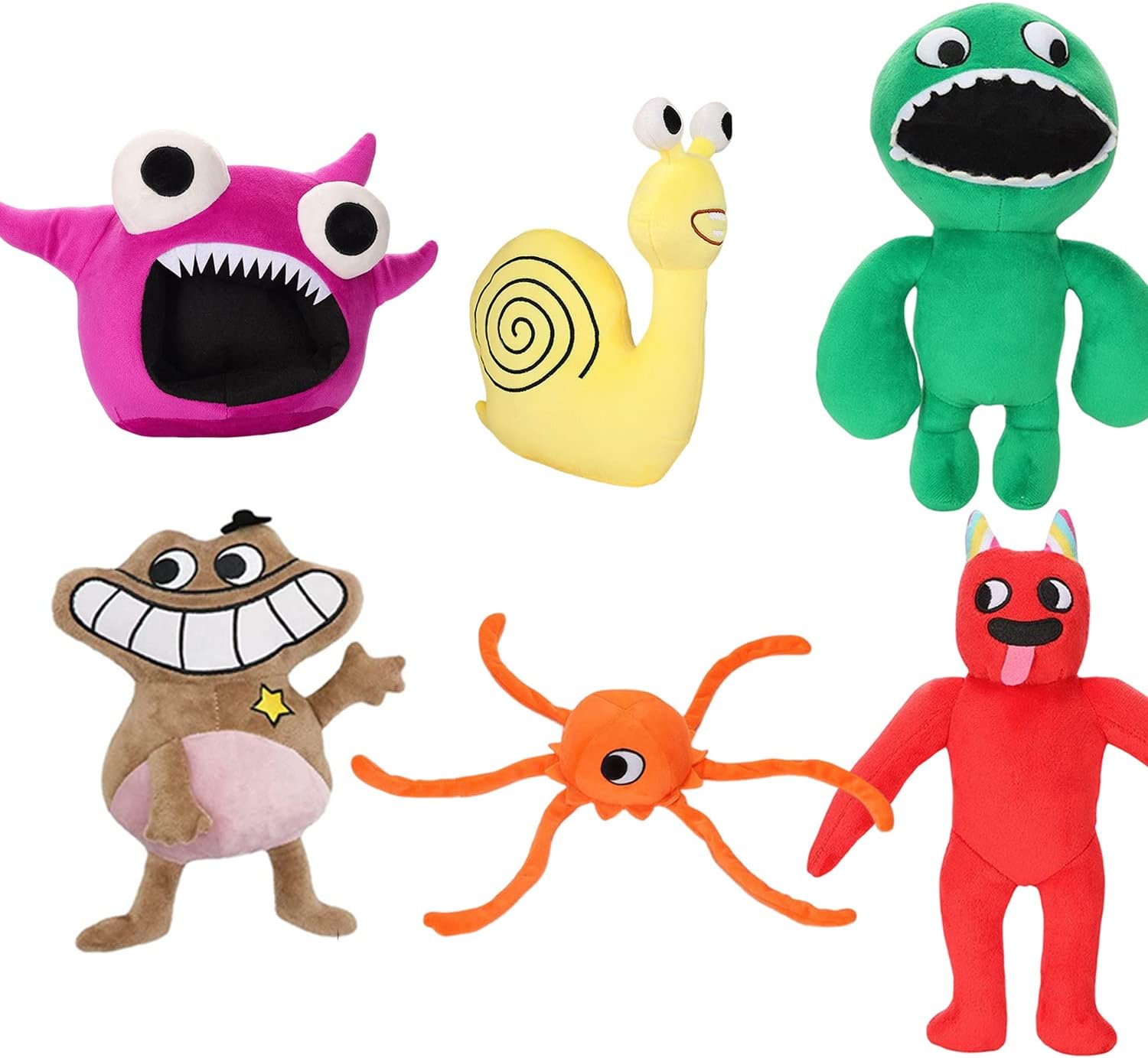 6pcs Plush Garden of Banban 2 Set - Pinky, Stewie, Australia | Ubuy