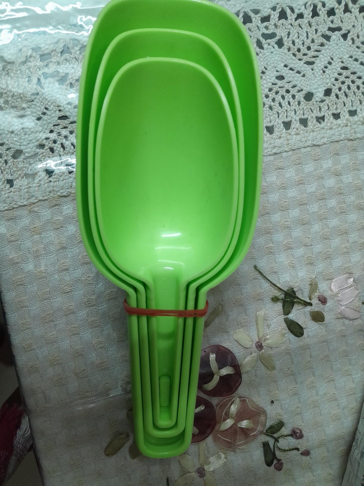 Buy JUDEE Plastic Food Scoops Set, 3 Pcs Ice Dry Food Scoops ...