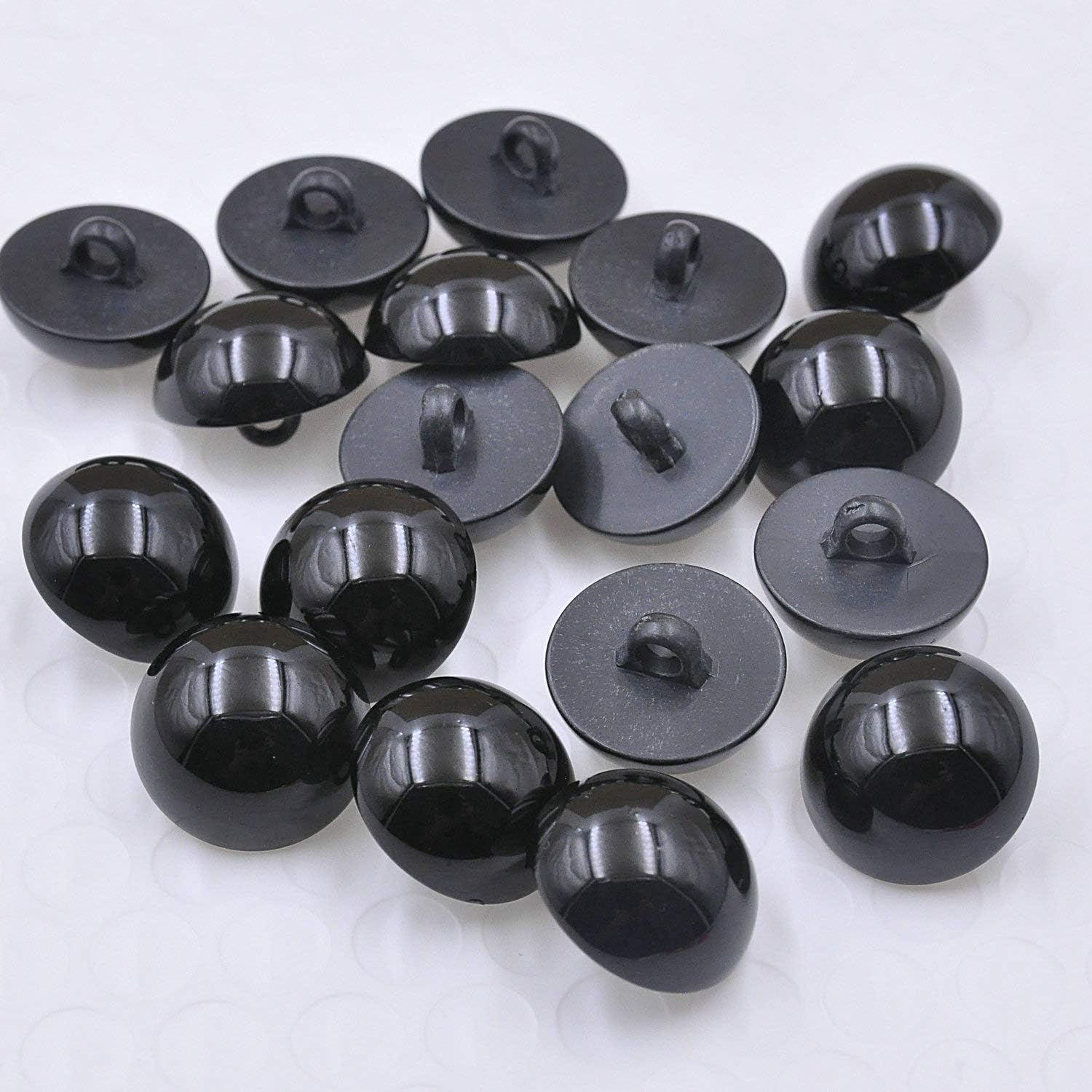 Amazon.com: 12 Pieces Sewing Buttons Round Flat Suit Buttons Fastener ...