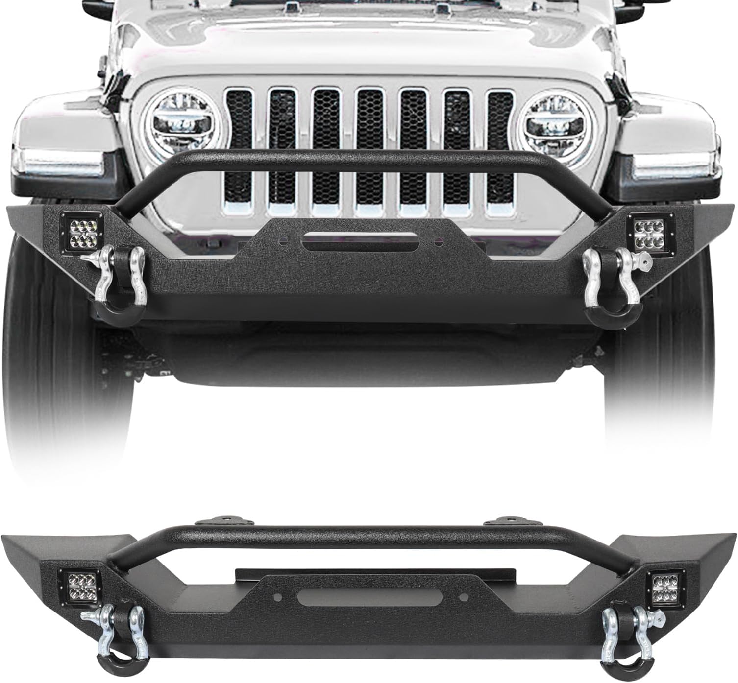 Amazon.com: Tokmowin Jeep Wrangler Front Bumper Compatible with 1997 ...