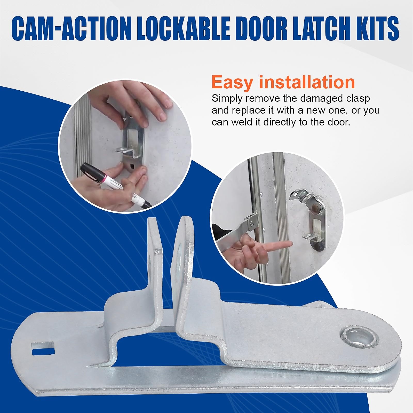 Snapklik.com : Fuoequl Cargo Trailer Door Hasp Trailer Door & Ramp ...