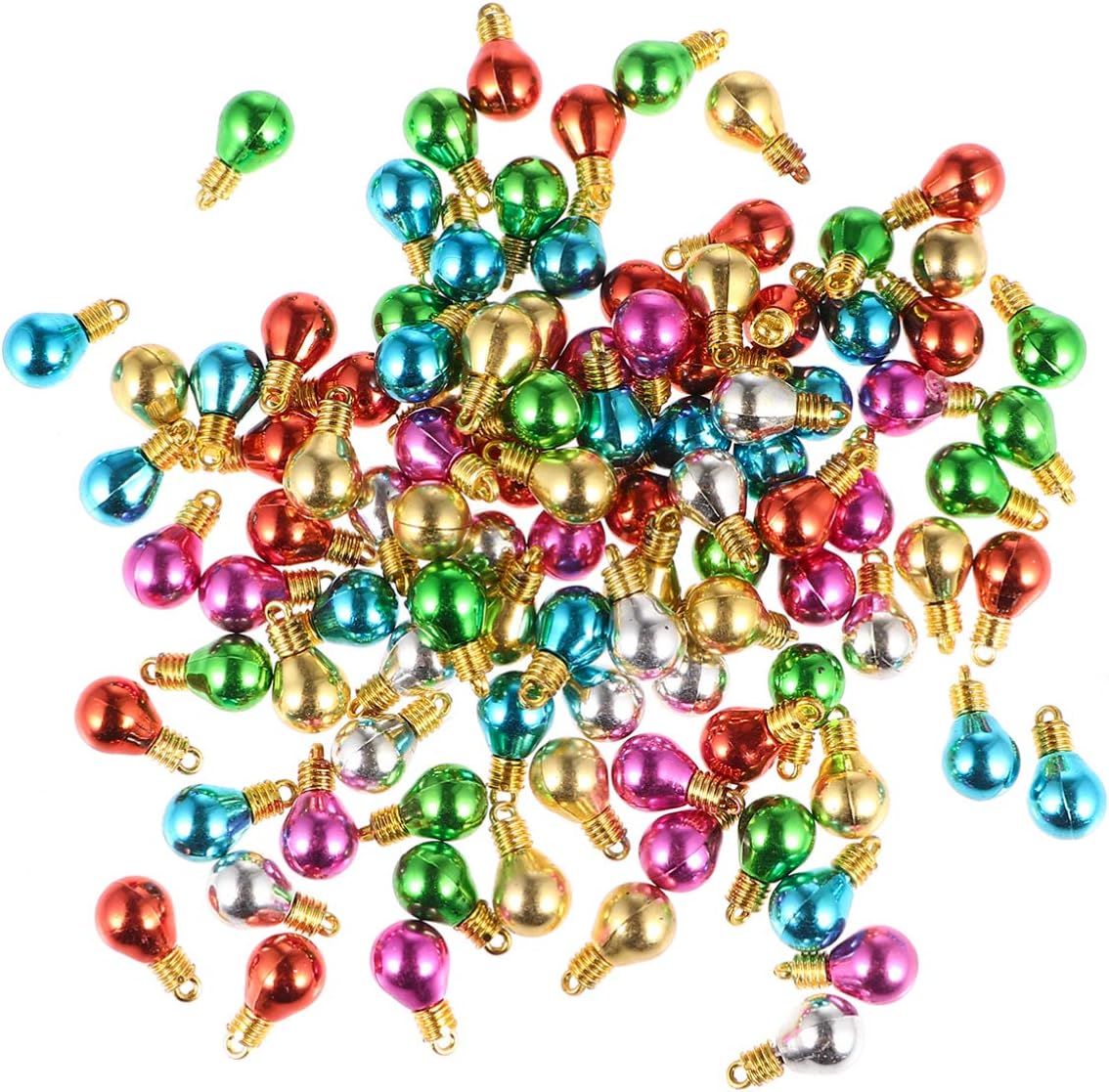 Amazon.com: Petite Treasures Shiny Mini Glass Ball Ornaments .6in (15mm ...