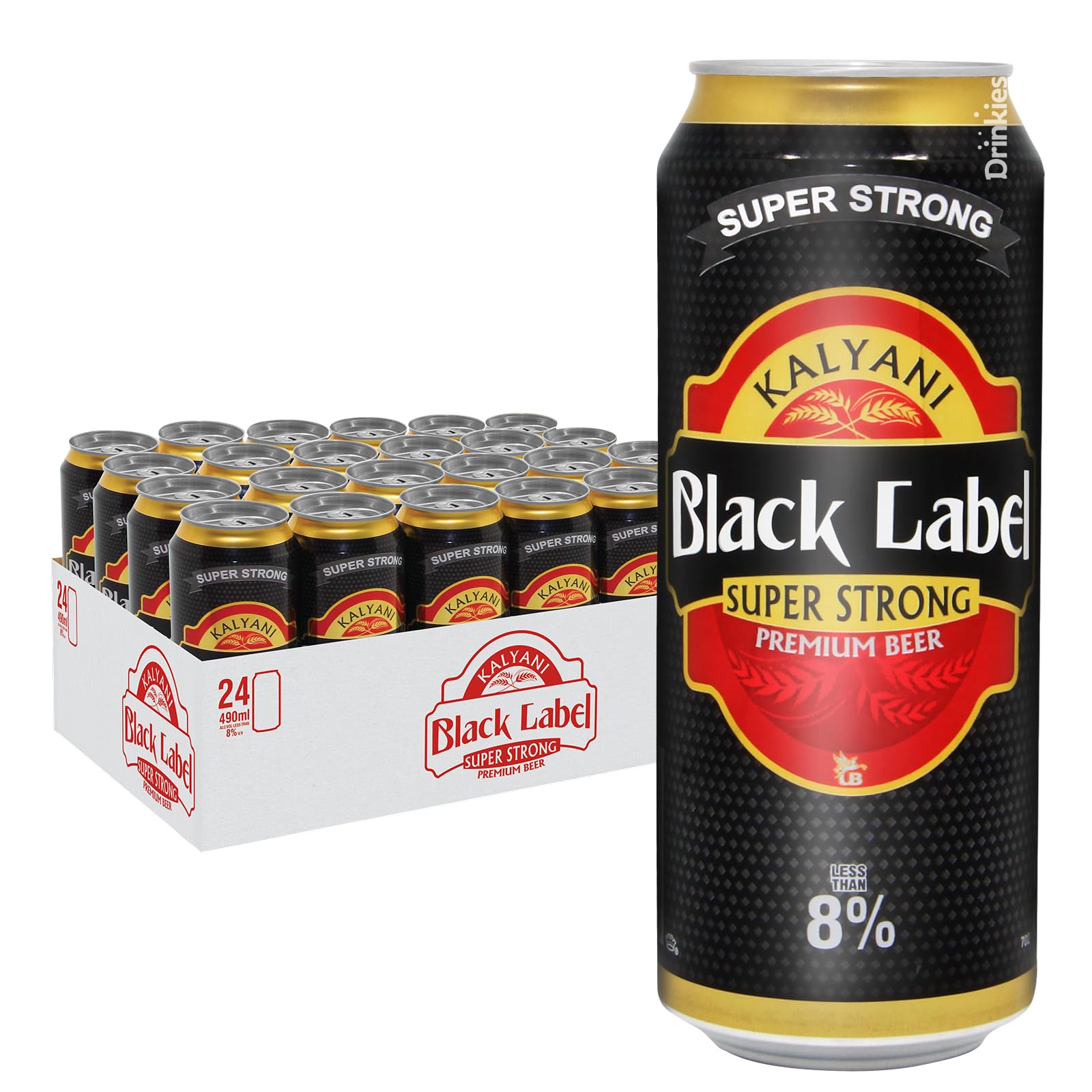 Black Label Beer KALYANI BLACK LABEL 490ml – Sunnyhill Ace Pte. Ltd.