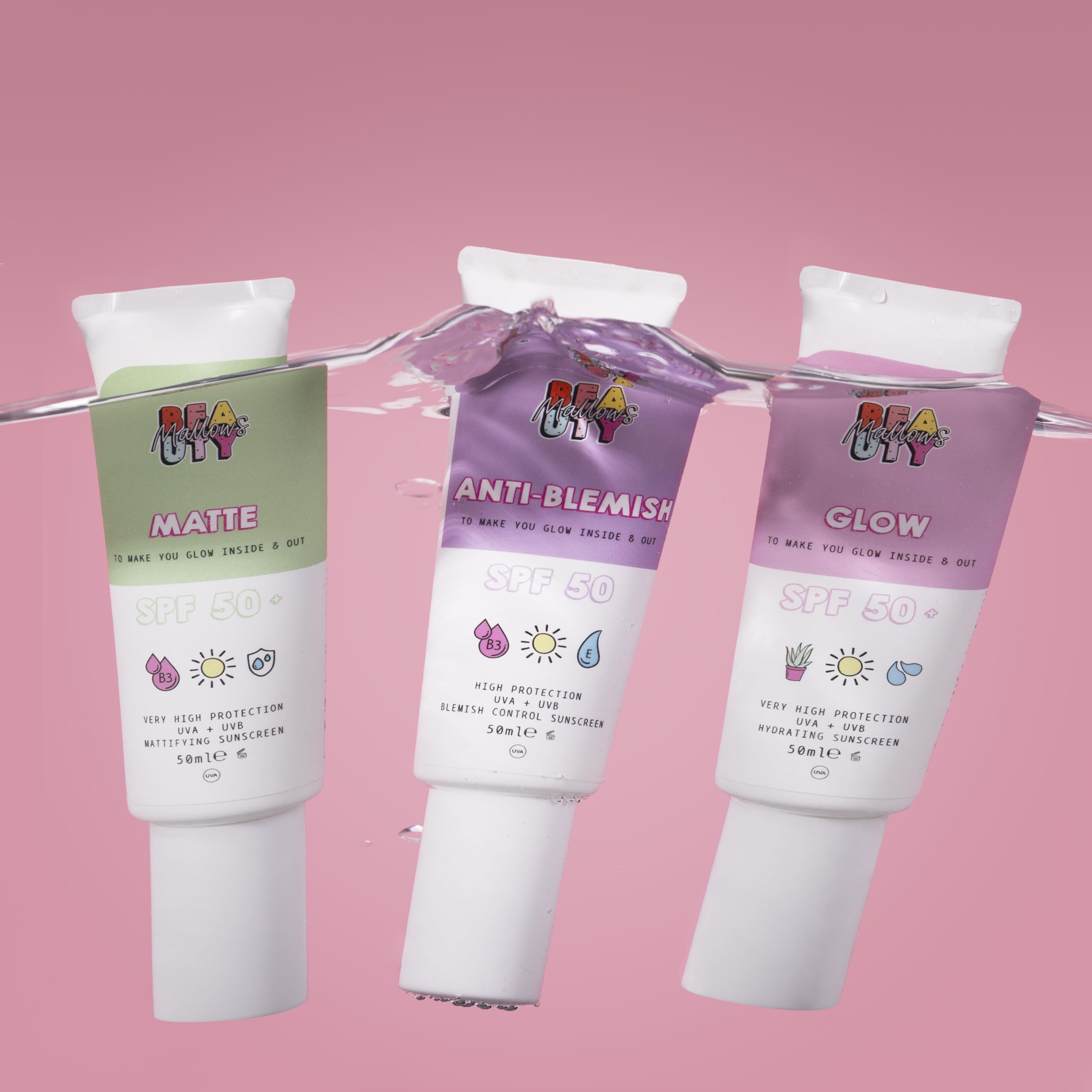 Glow SPF 50+ Sunscreen – BigaMart