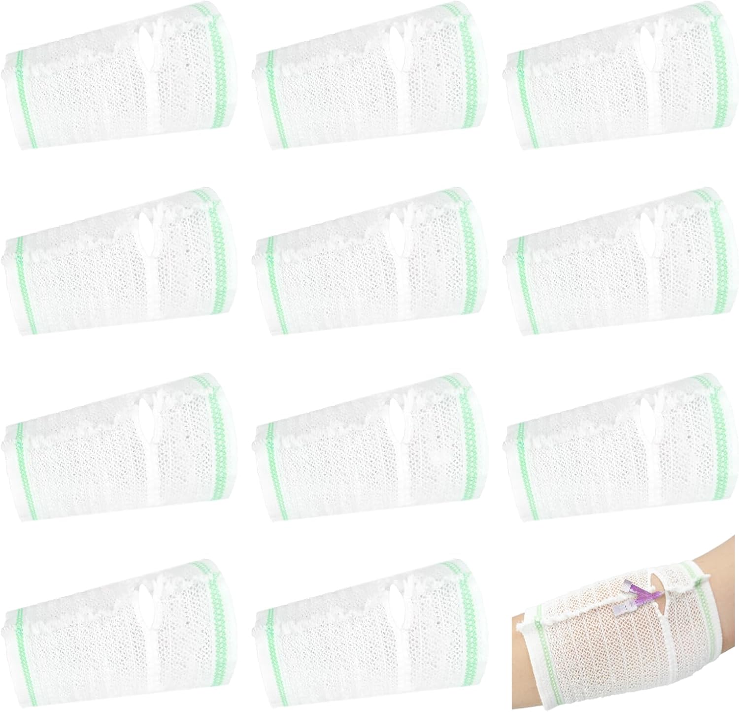 Amazon.com: CONEHOY 12 Pcs PICC Line Cover Sleeve Comfortable Elastic ...