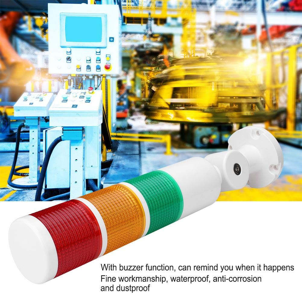Machine Equipment Alarm Beacon 24V With Buzzer - 3 Color LED Signal ...