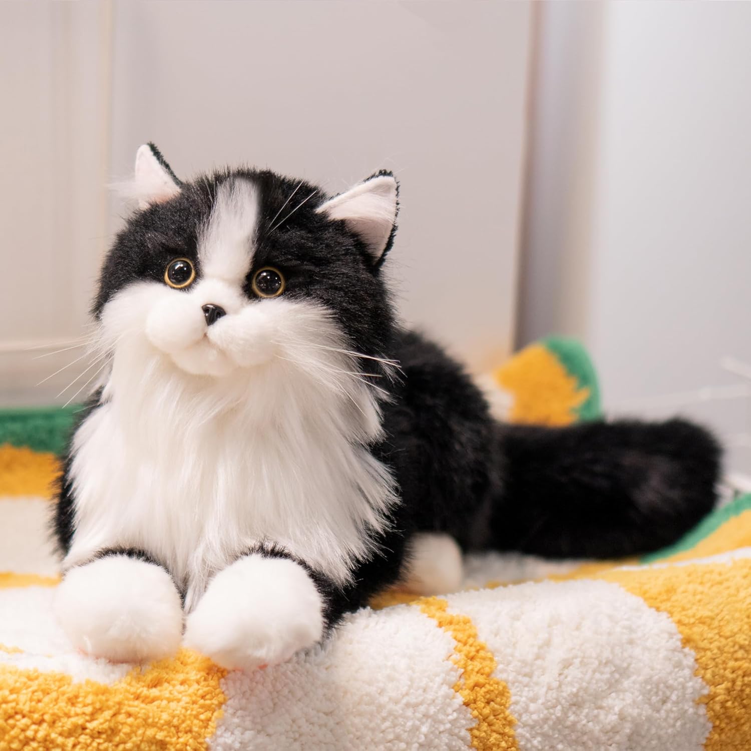 Chongker Stuffed Animals Handmade Cat Plush, Realistic Companion Pet ...