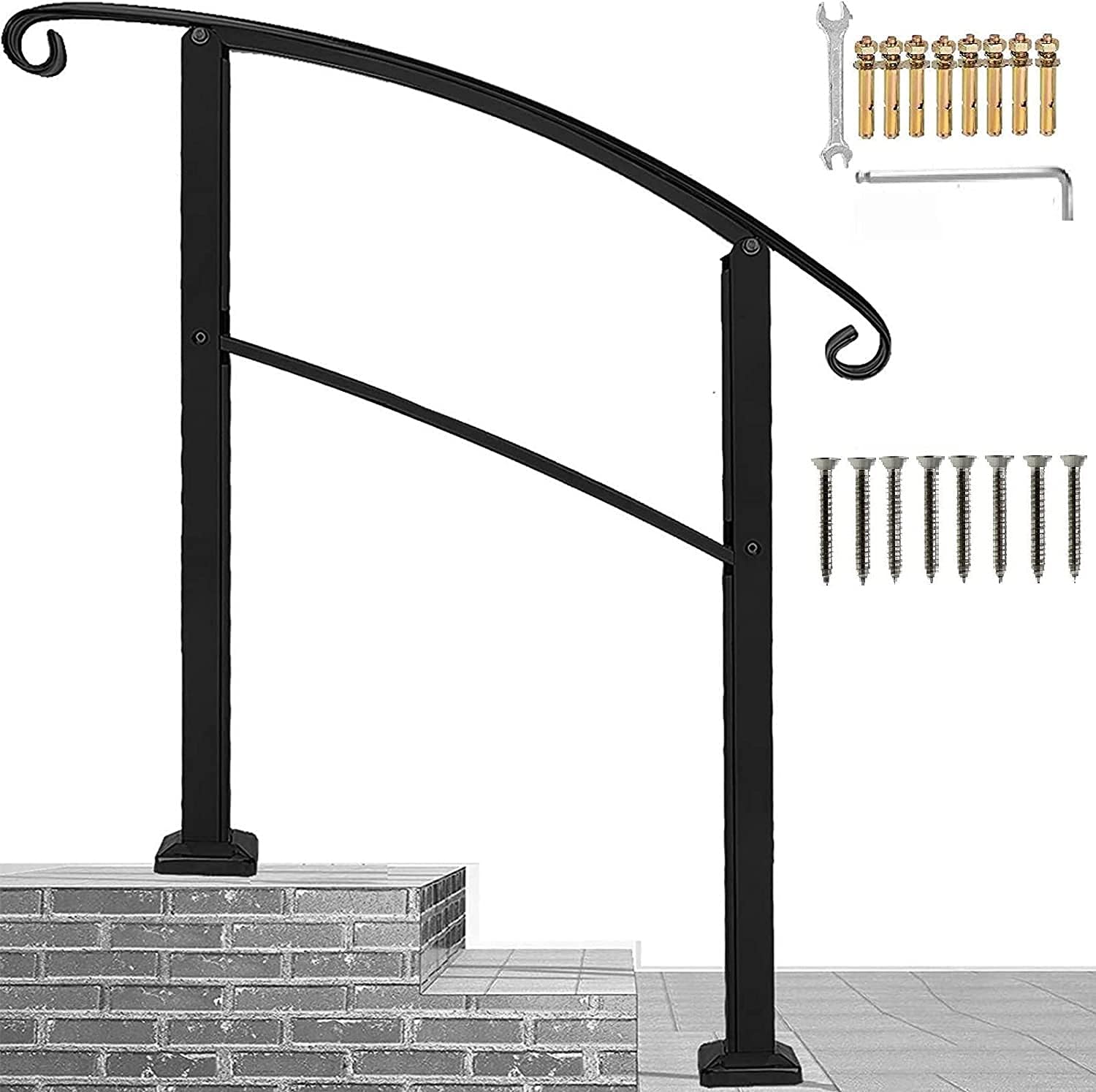 Iron X Handrail Picket #1 (No Fasteners) - Amazon.com