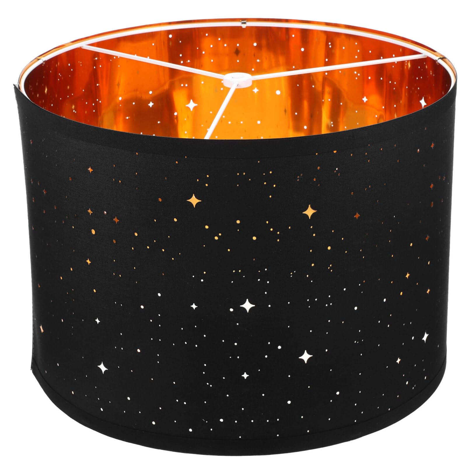 BESTOYARD Star Lamp Shade 13 x 10 Inch Drum Lampshade Shades Black ...