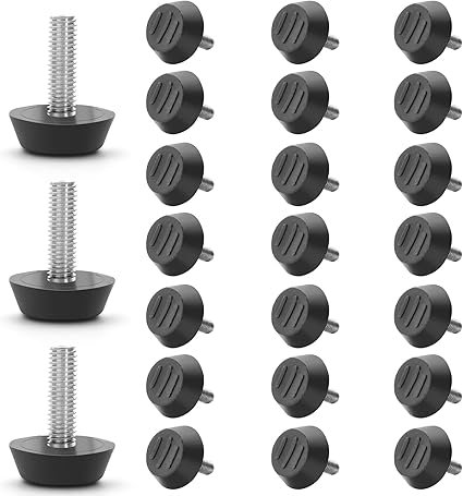 Amazon.com: Rierdge Leveling Foot Adjuster M6 x 15mm Screw in Threaded ...