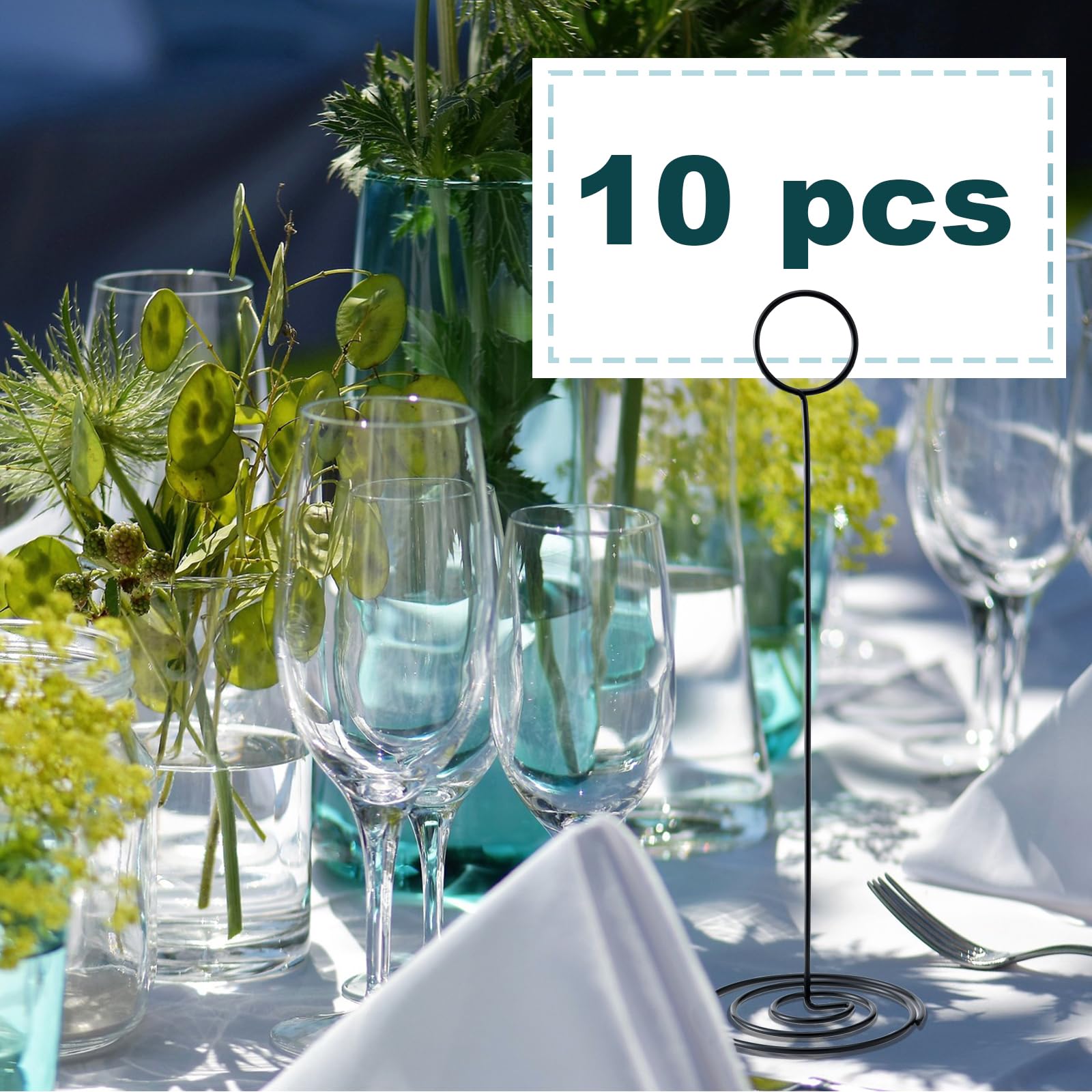 Snapklik.com : Hoewina 10Pcs Place Card Holder, Table Number Holders ...