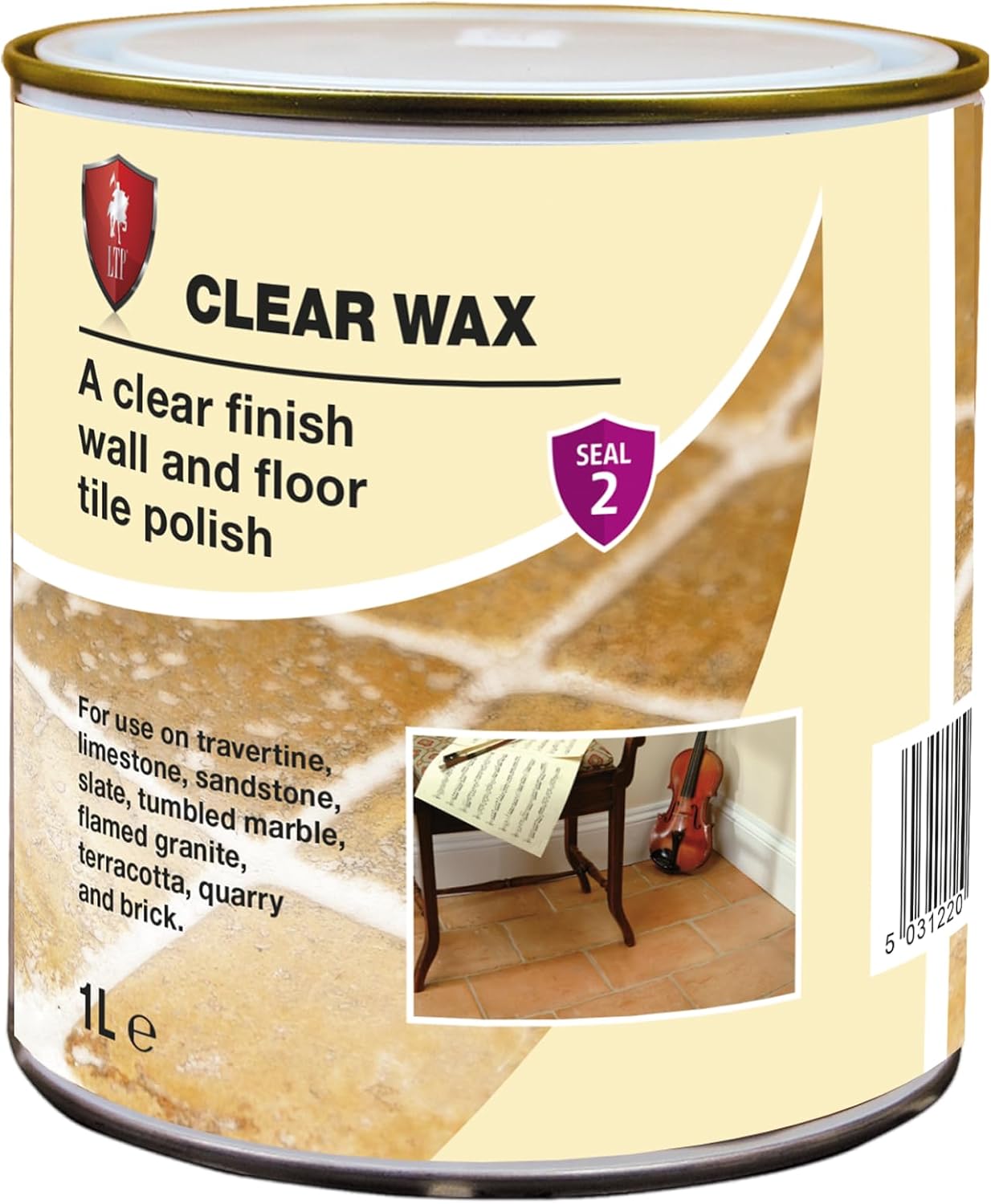 LTP Clear Wax |Sealing Polish for Wall, Floor Tiles and Stone Clear ...